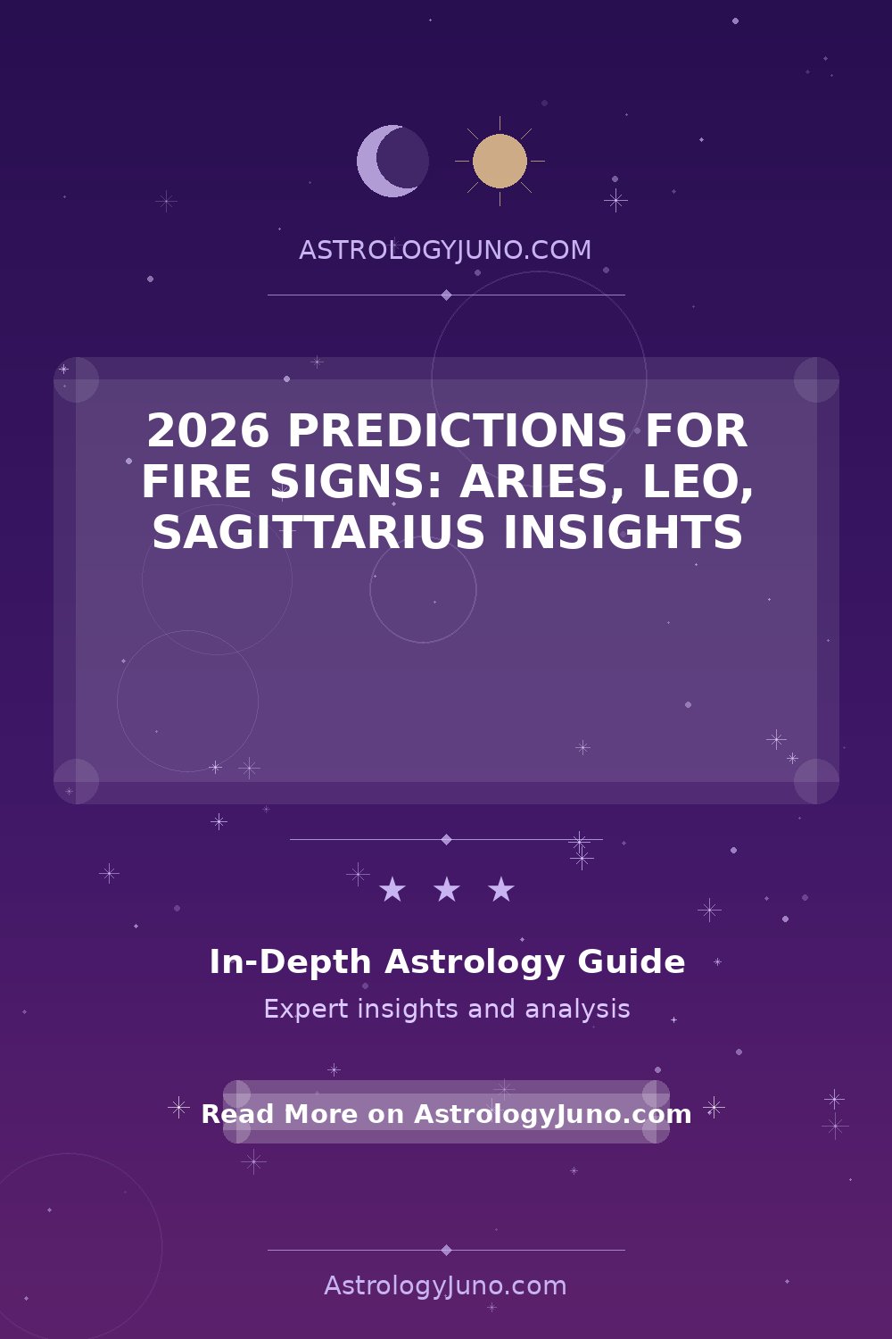 2026 Astrology Predictions for Fire Signs - Astrology Juno