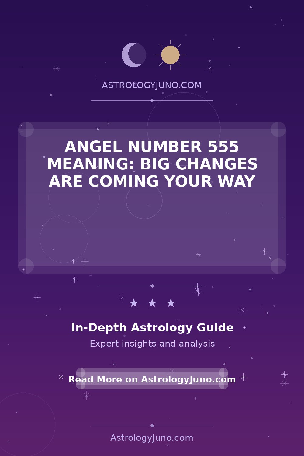 Angel Number 555 Meaning: Big Changes Are Coming Your Way - Astrology Juno
