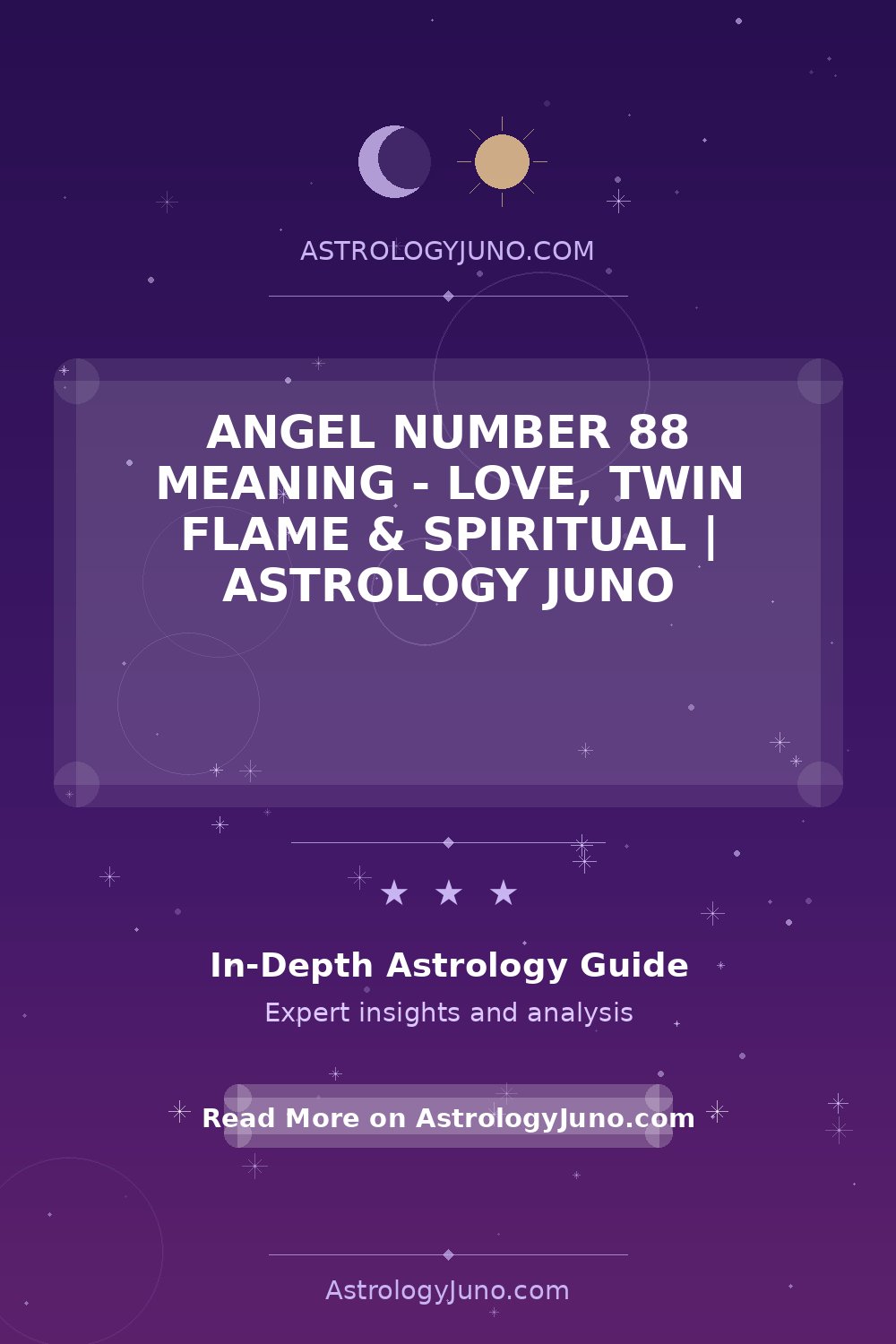 Angel Number 88 Meaning - Love, Twin Flame & Spiritual | Astrology Juno