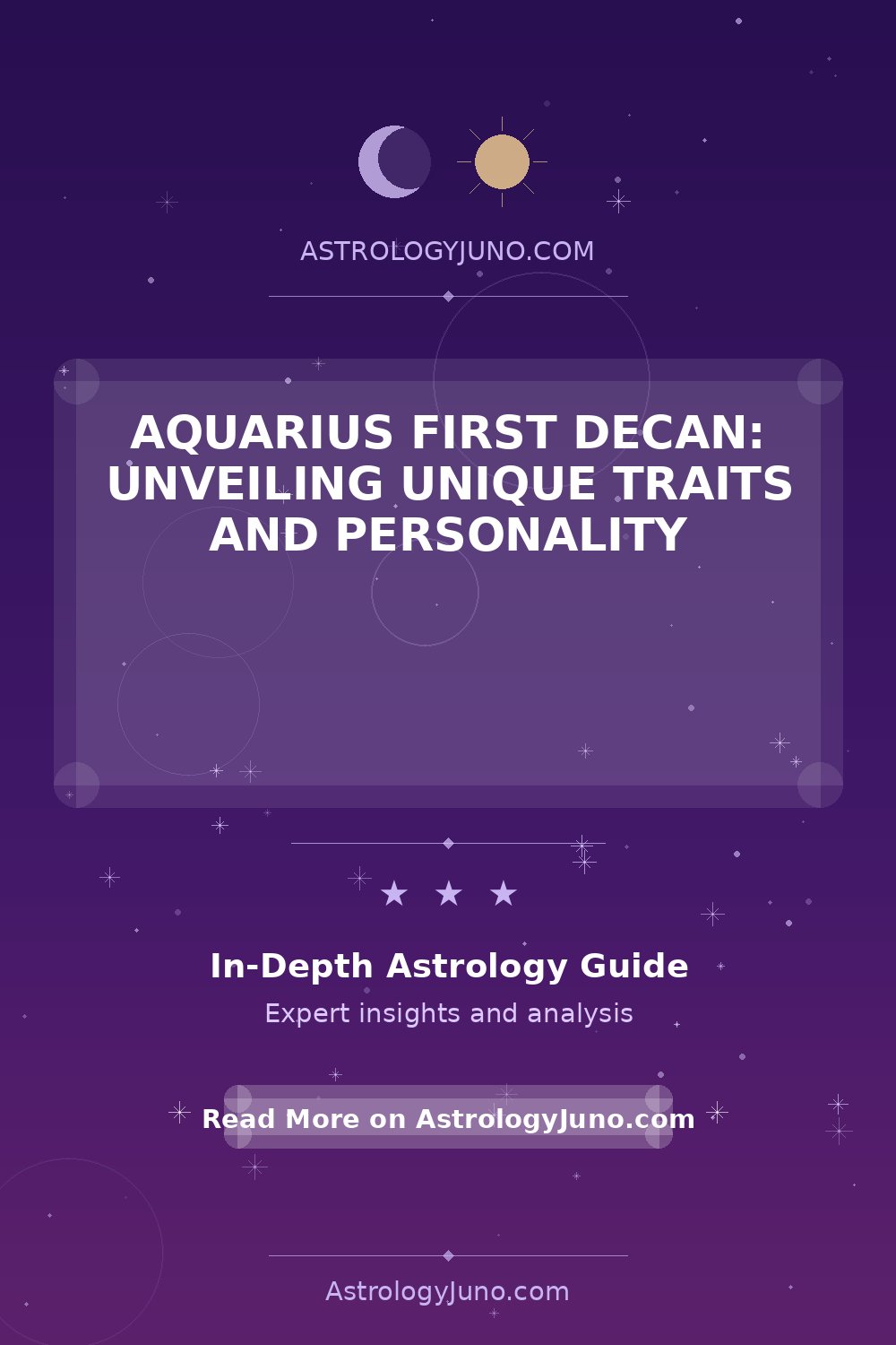 Aquarius First Decan Personality Traits Explained - Astrology Juno