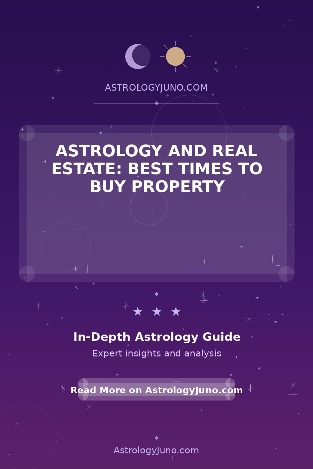 Astrology & Real Estate: Optimal Times for Property Buying - Astrology Juno
