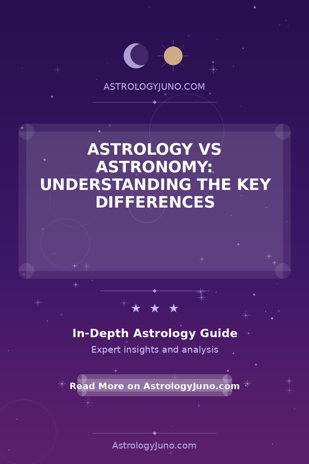 Astrology vs Astronomy: Key Differences Explained - Astrology Juno