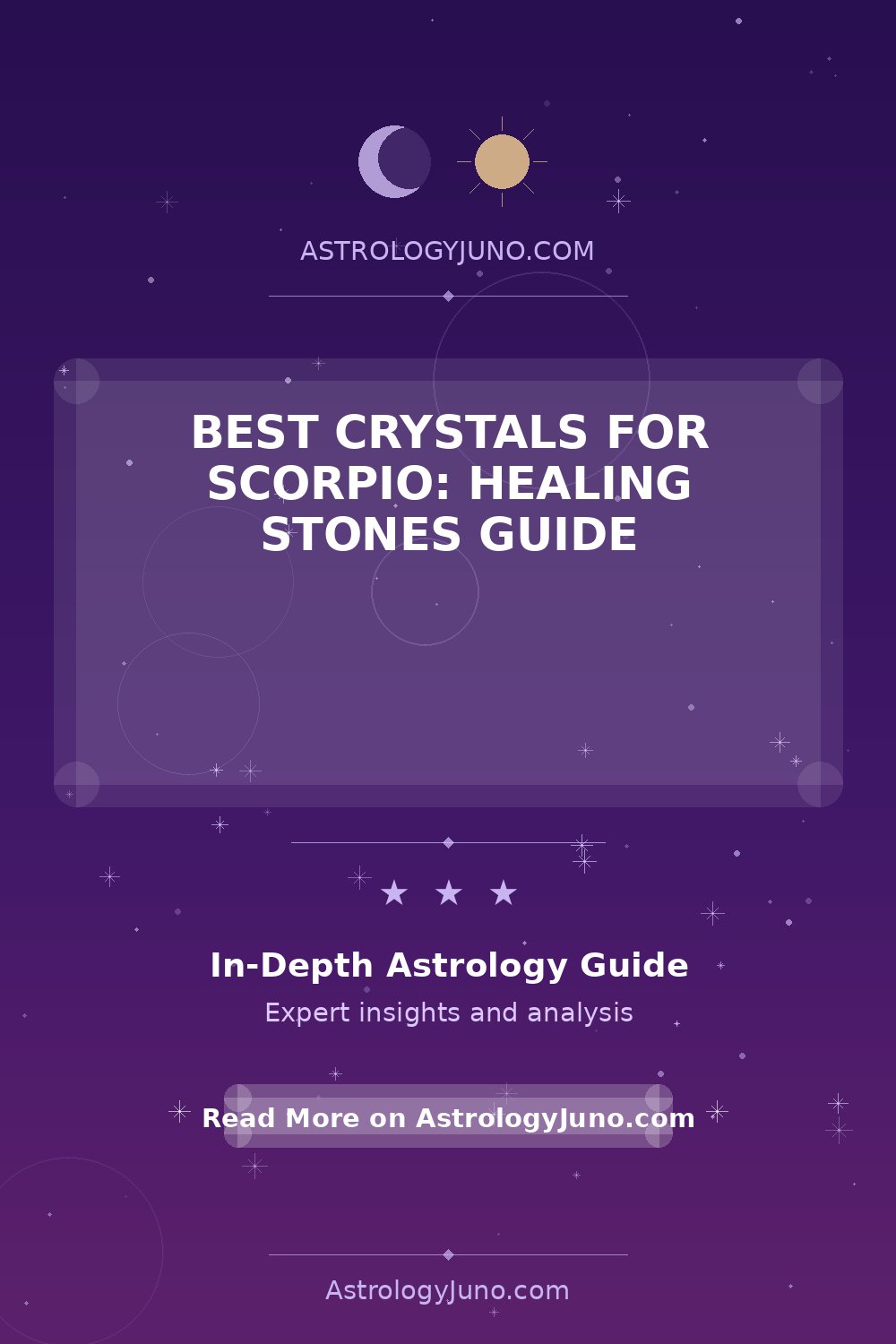 Top Healing Crystals for Scorpio Zodiac Sign - Astrology Juno
