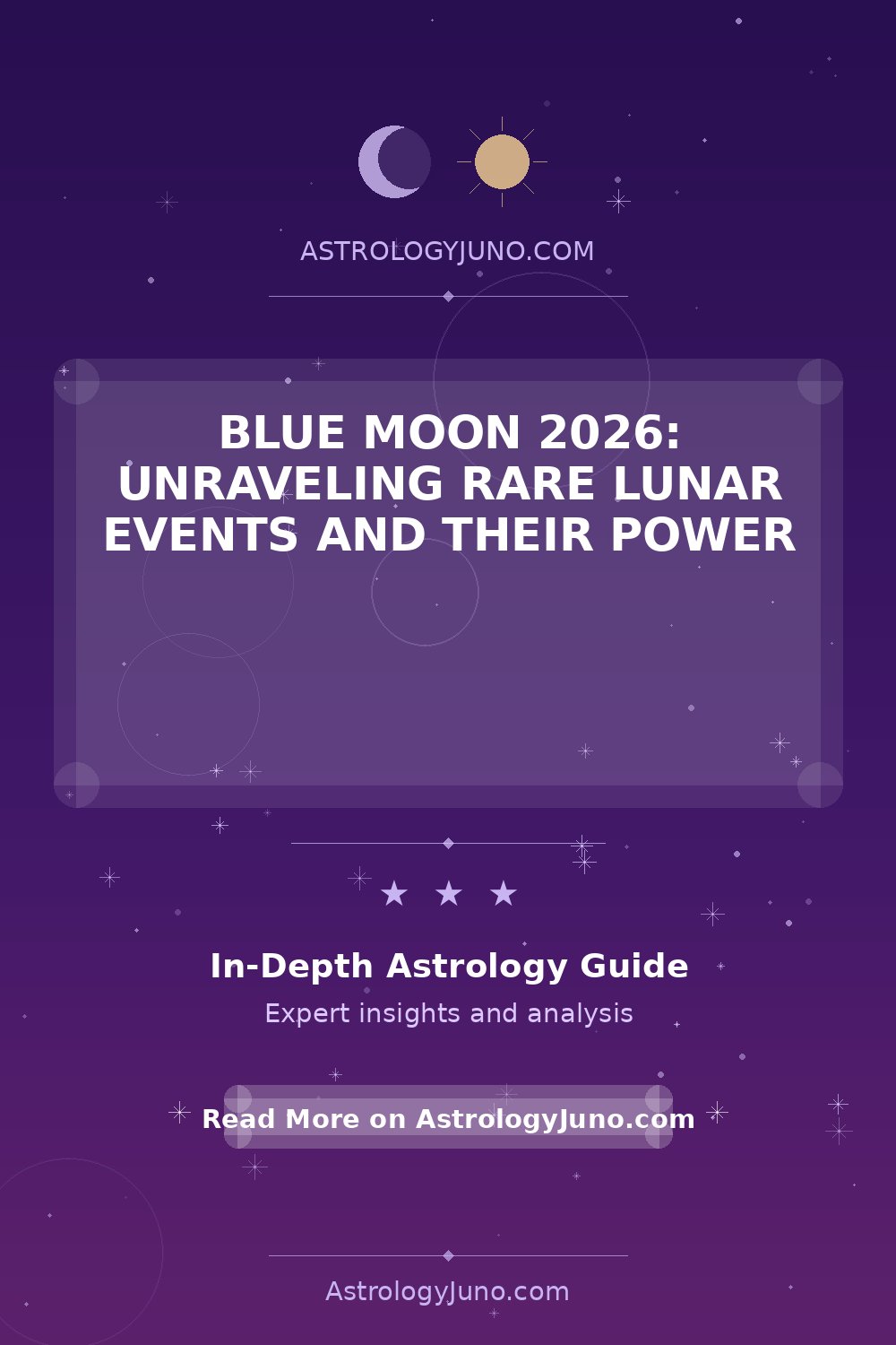 Blue Moon 2026: Significance of Rare Lunar Events - Astrology Juno