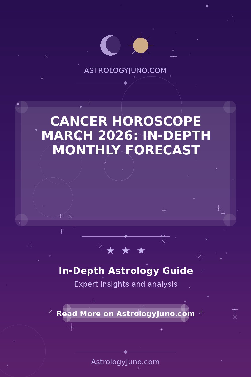 Cancer March 2026 Horoscope: Monthly Insights - Astrology Juno