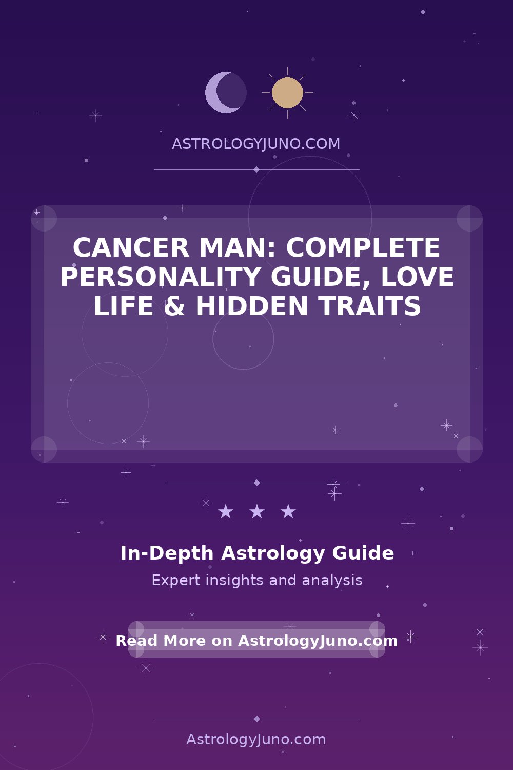 Cancer Man: Complete Personality Guide, Love Life & Hidden Traits ...