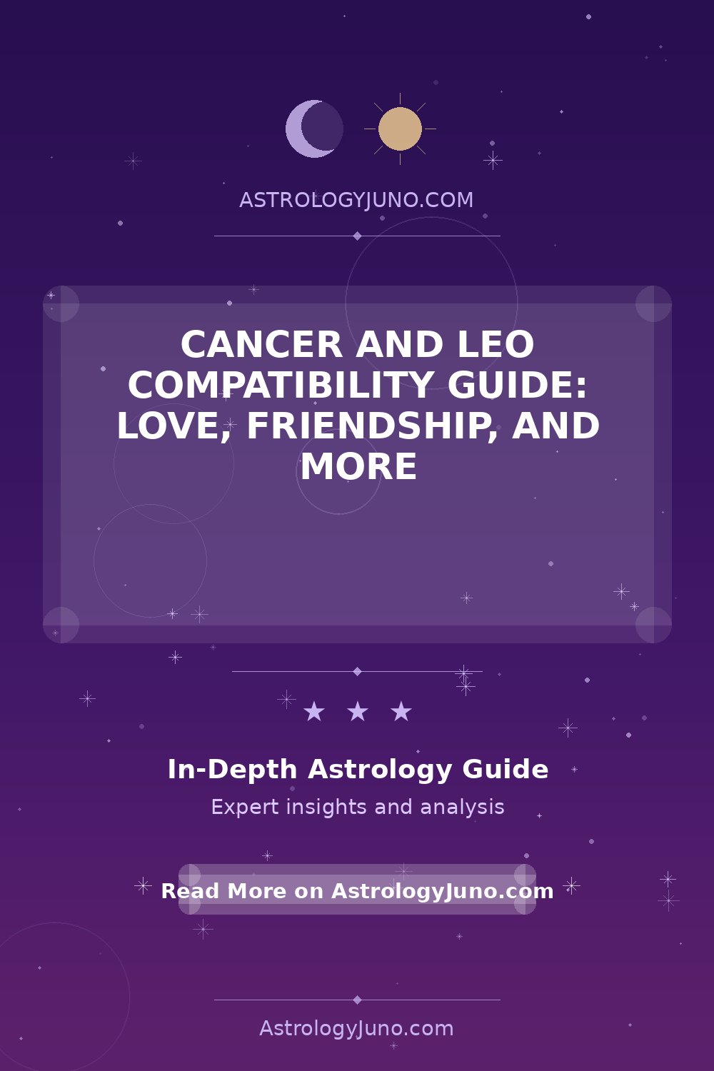 Cancer and Leo Compatibility Explained - Astrology Juno