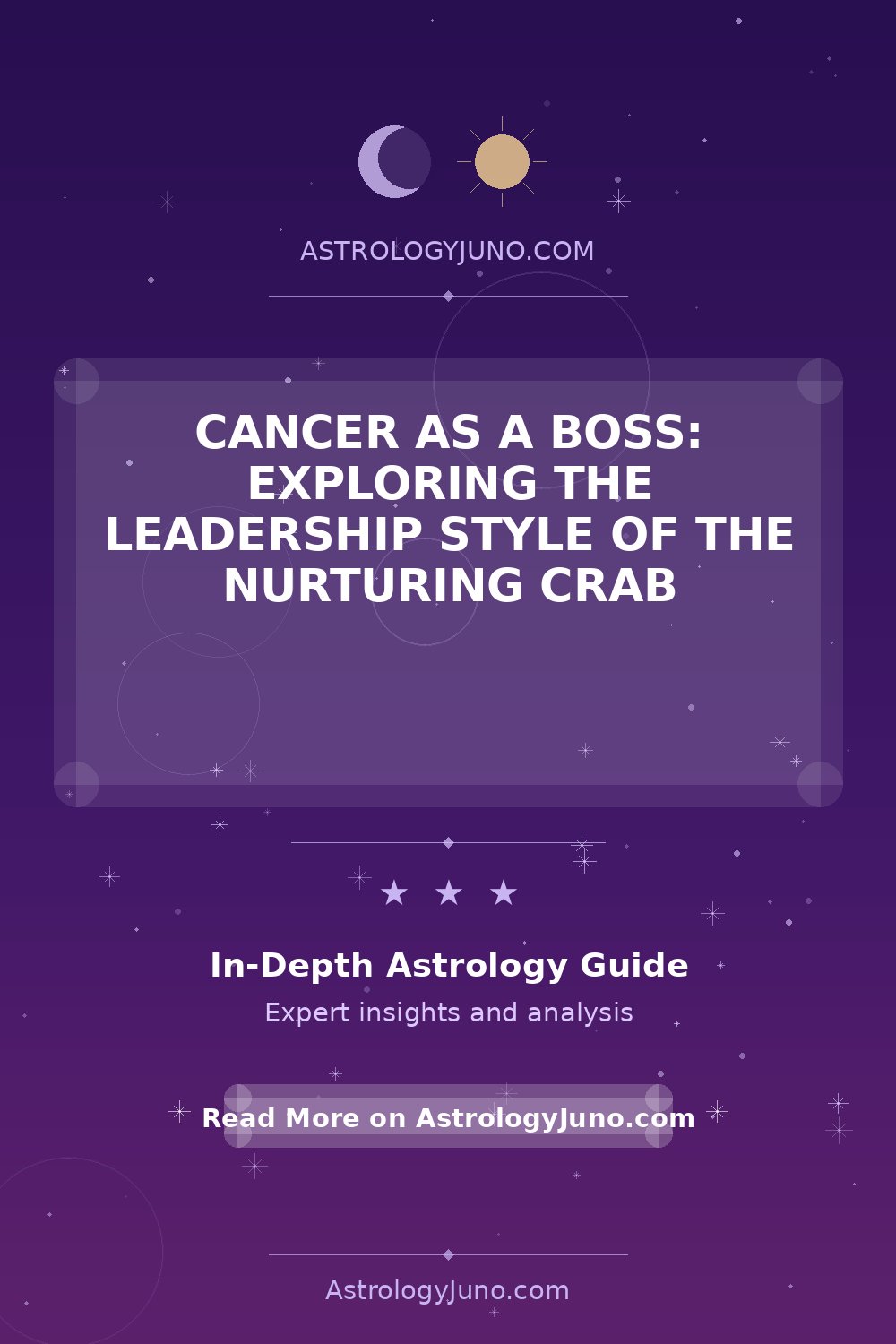 Cancer as a Boss: Exploring the Leadership Style of the Nurturing Crab ...