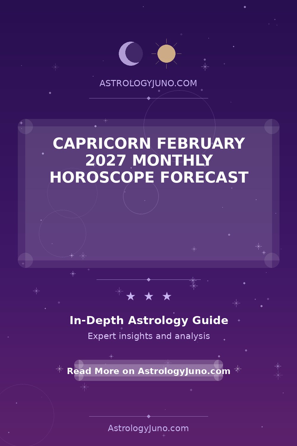 February 2027 Capricorn Horoscope Insights - Astrology Juno