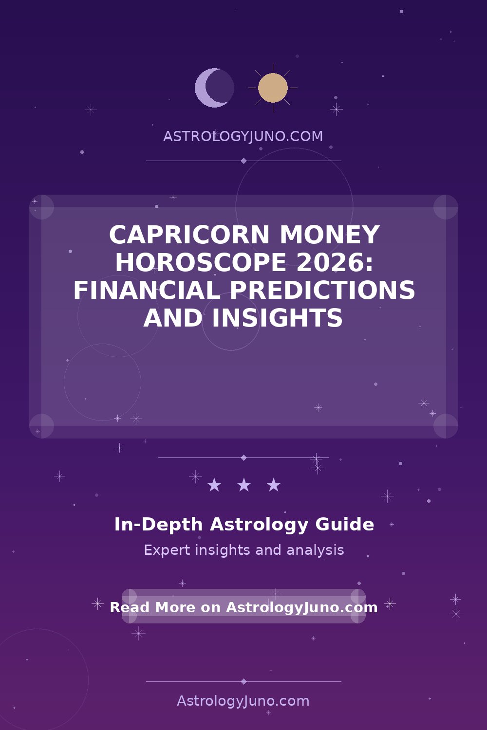 Capricorn Money Horoscope 2026: Financial Predictions and Insights ...
