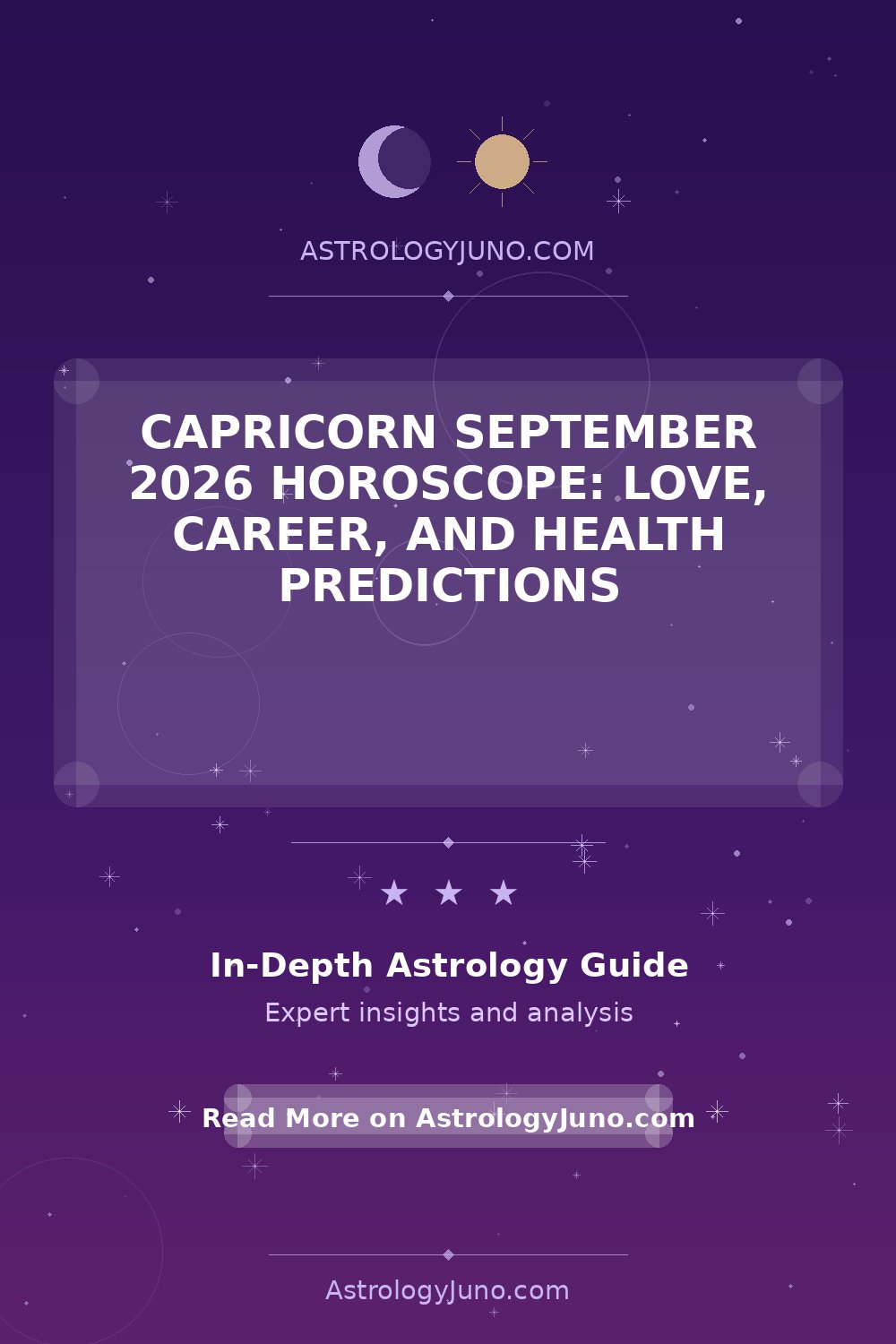 Capricorn September 2026 Horoscope: Love, Career, and Health ...