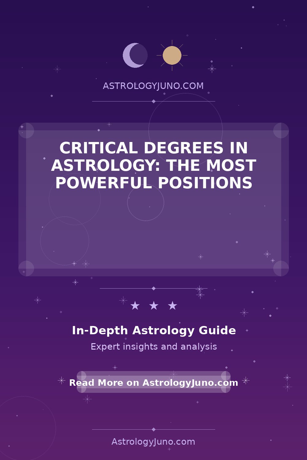 Critical Degrees in Astrology: The Most Powerful Positions - Astrology Juno