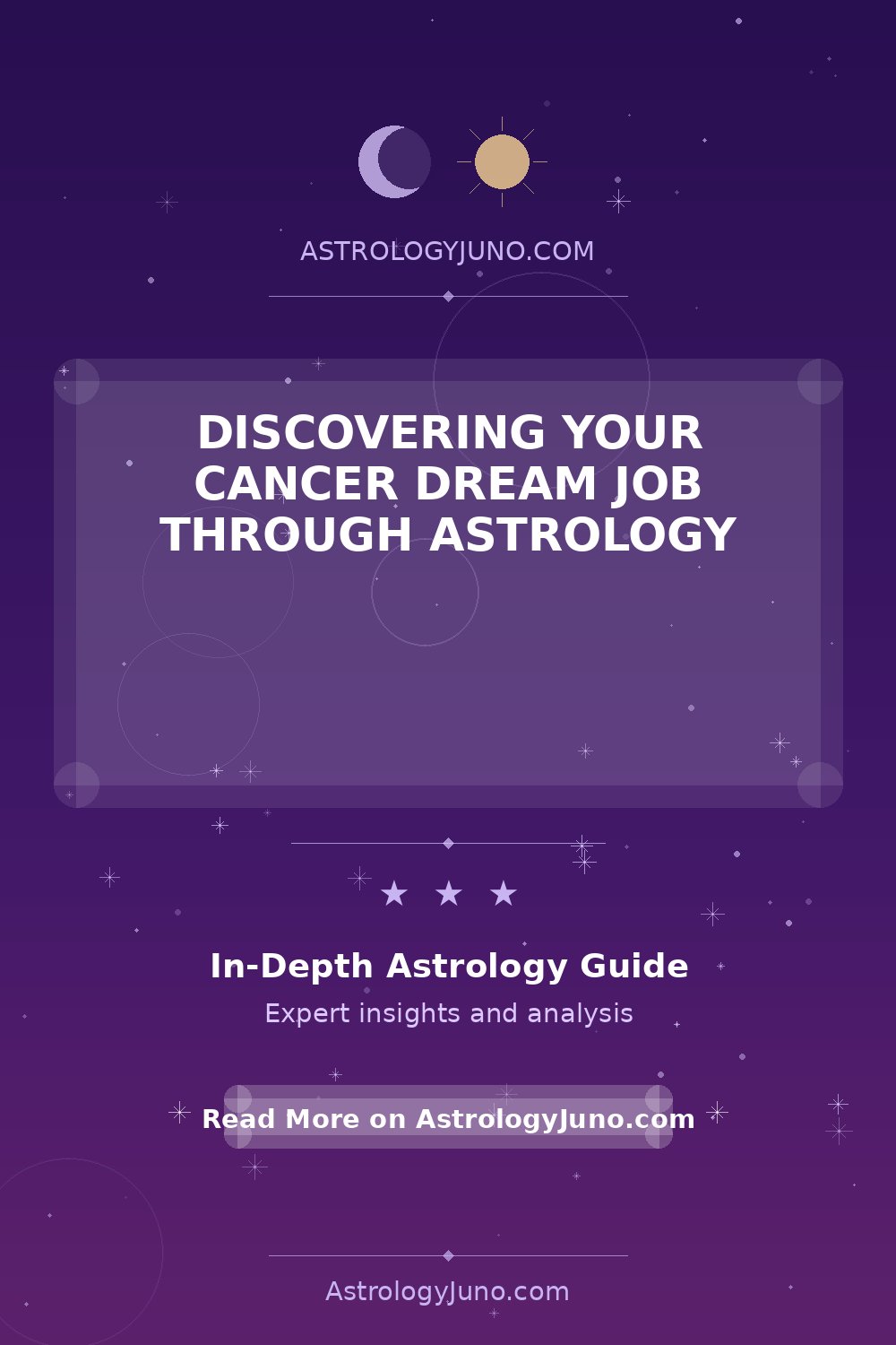 Cancer Dream Job Insights from Your Birth Chart - Astrology Juno