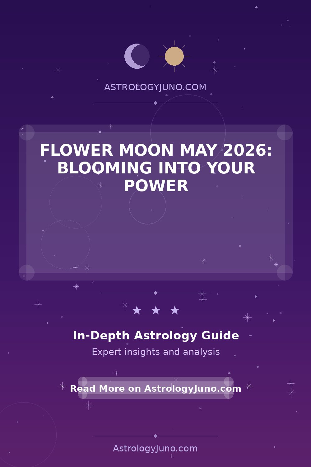 Flower Moon May 2026: Embrace Your Inner Strength - Astrology Juno