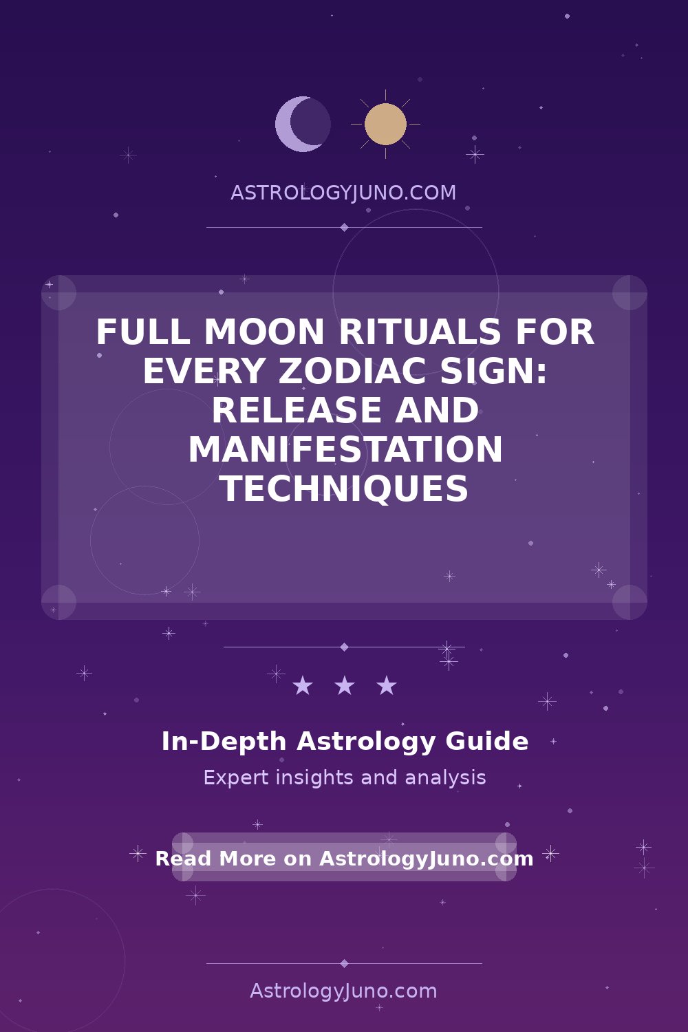 Full Moon Rituals for Every Zodiac Sign: Release and Manifestation ...