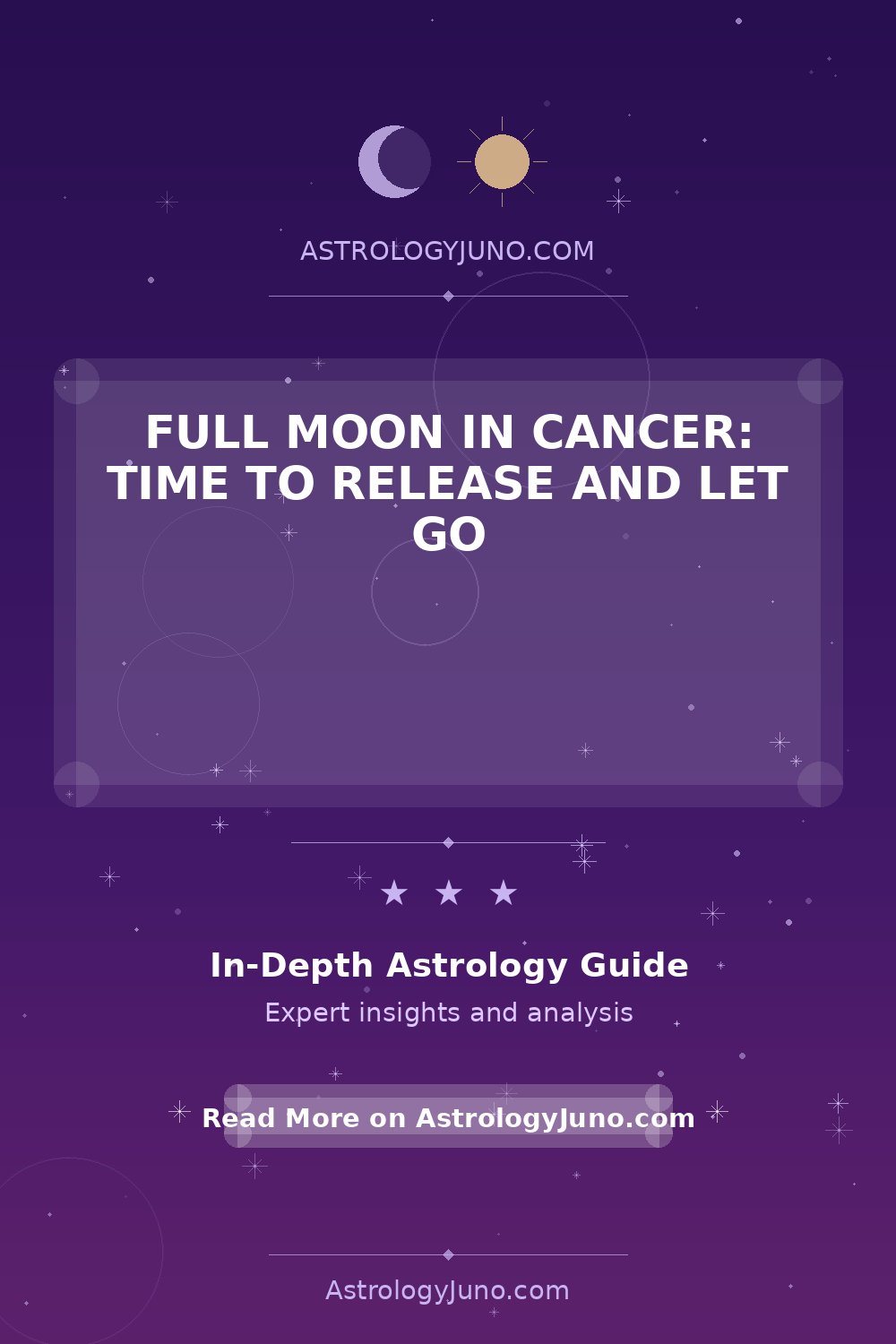Full Moon in Cancer: Embrace Release and Renewal - Astrology Juno