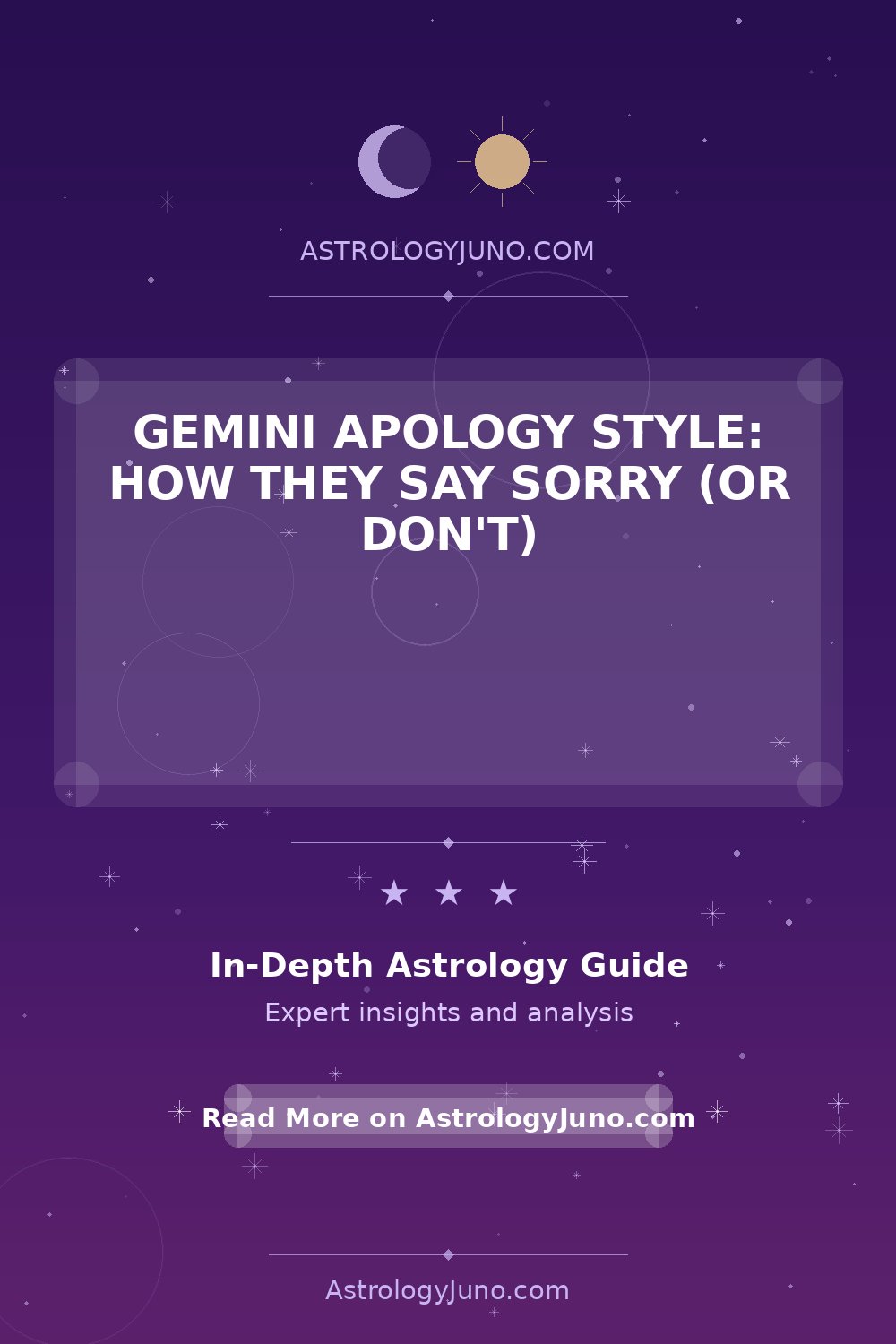 Gemini Apology Style: How They Say Sorry (Or Don't) - Astrology Juno