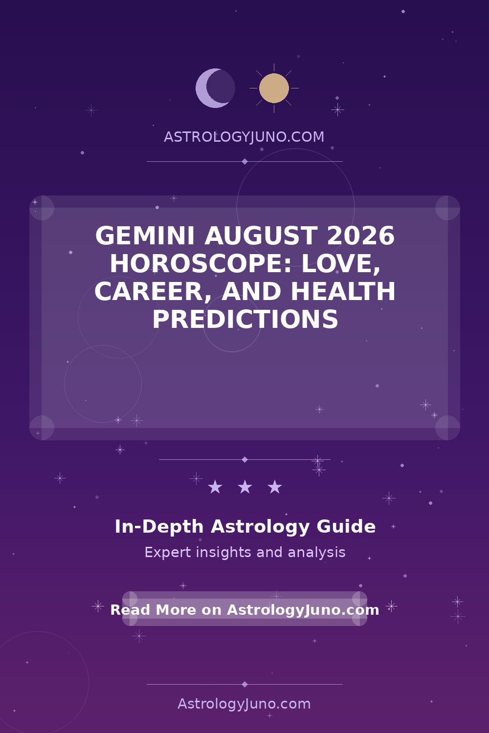 Gemini August 2026 Horoscope: Love, Career, and Health Predictions ...