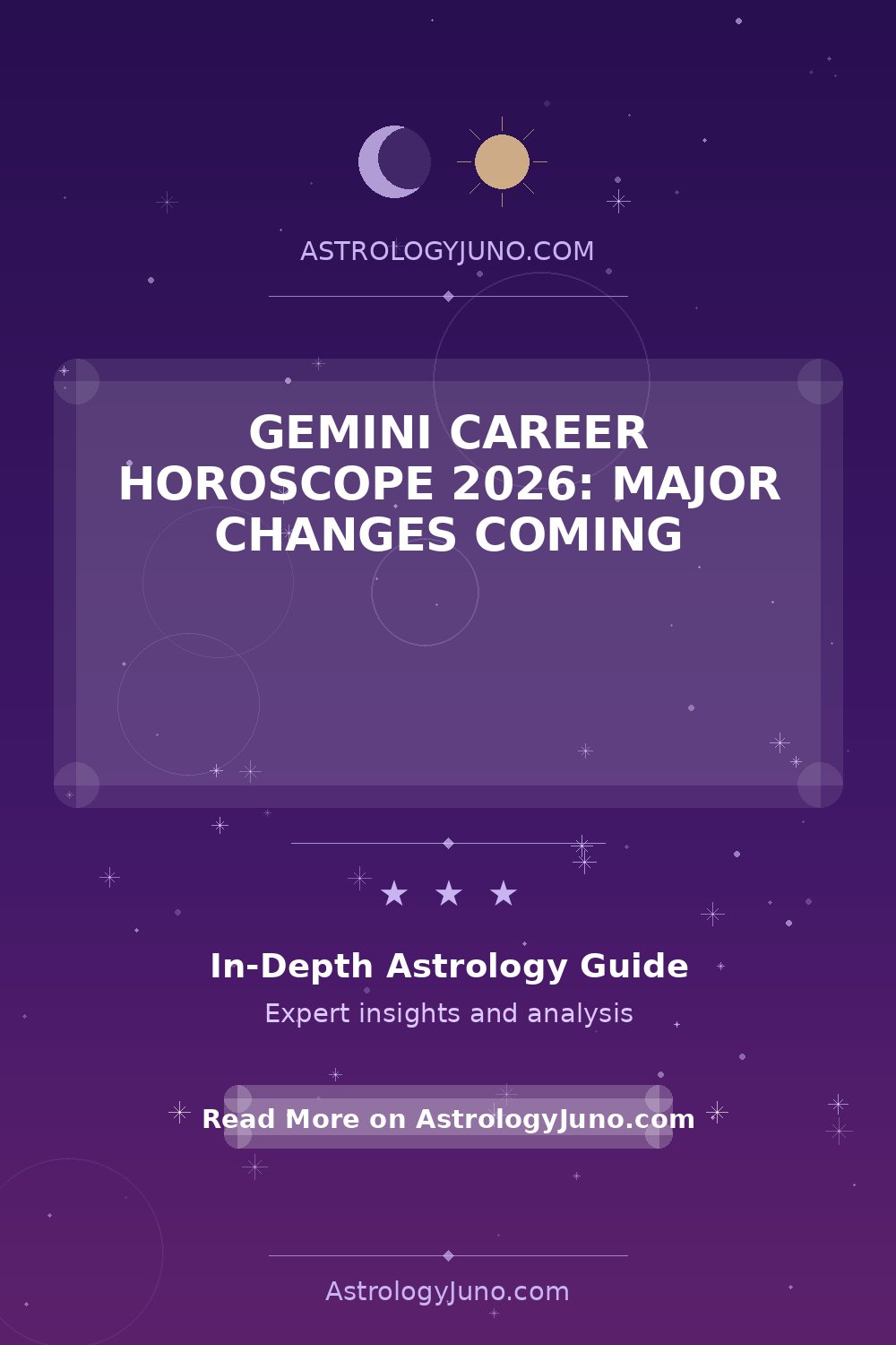 Gemini Career Horoscope 2026: Major Changes Coming - Astrology Juno
