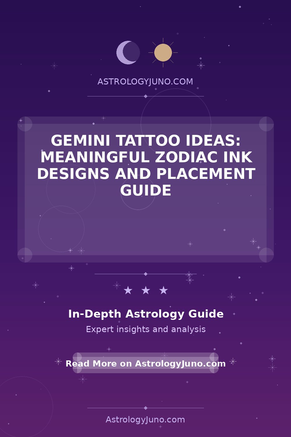 Gemini Tattoo Ideas: Meaningful Zodiac Ink Designs and Placement Guide ...