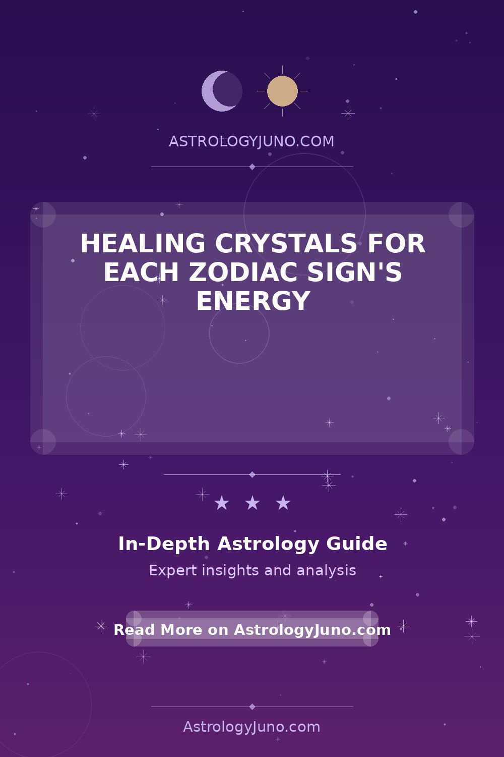 Zodiac Signs and Healing Crystals Guide - Astrology Juno
