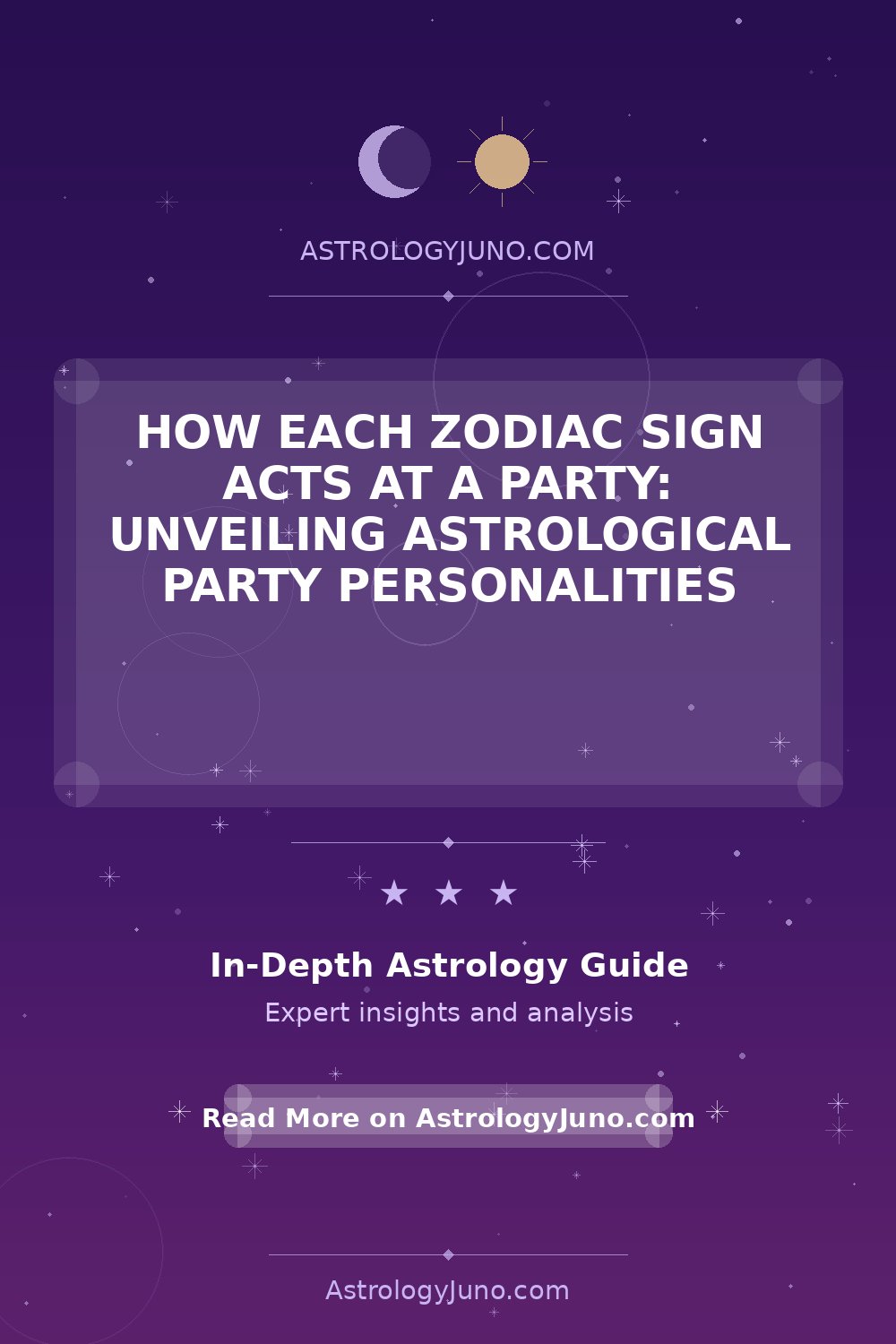 How Each Zodiac Sign Acts at a Party: Unveiling Astrological Party ...