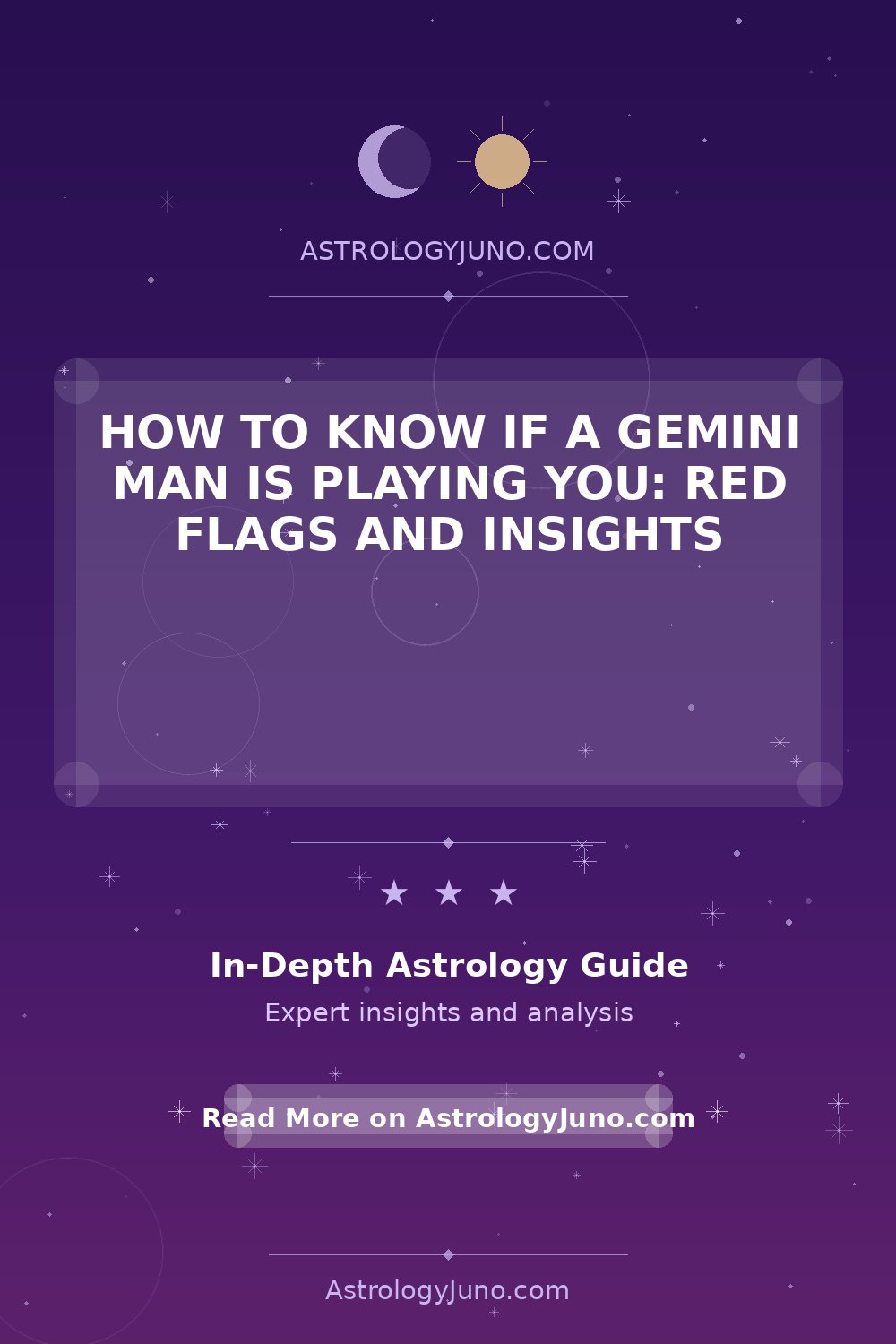 How to Know If a Gemini Man Is Playing You: Red Flags and Insights ...