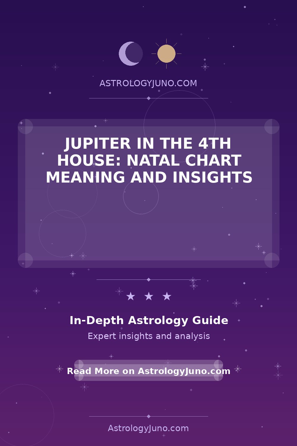 Jupiter in the 4th House: Natal Chart Insights - Astrology Juno