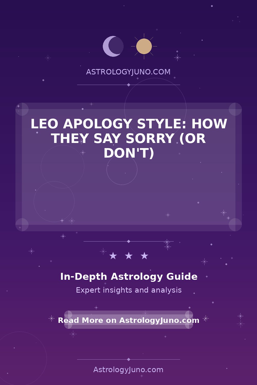 Leo Apology Style: How They Say Sorry (Or Don't) - Astrology Juno