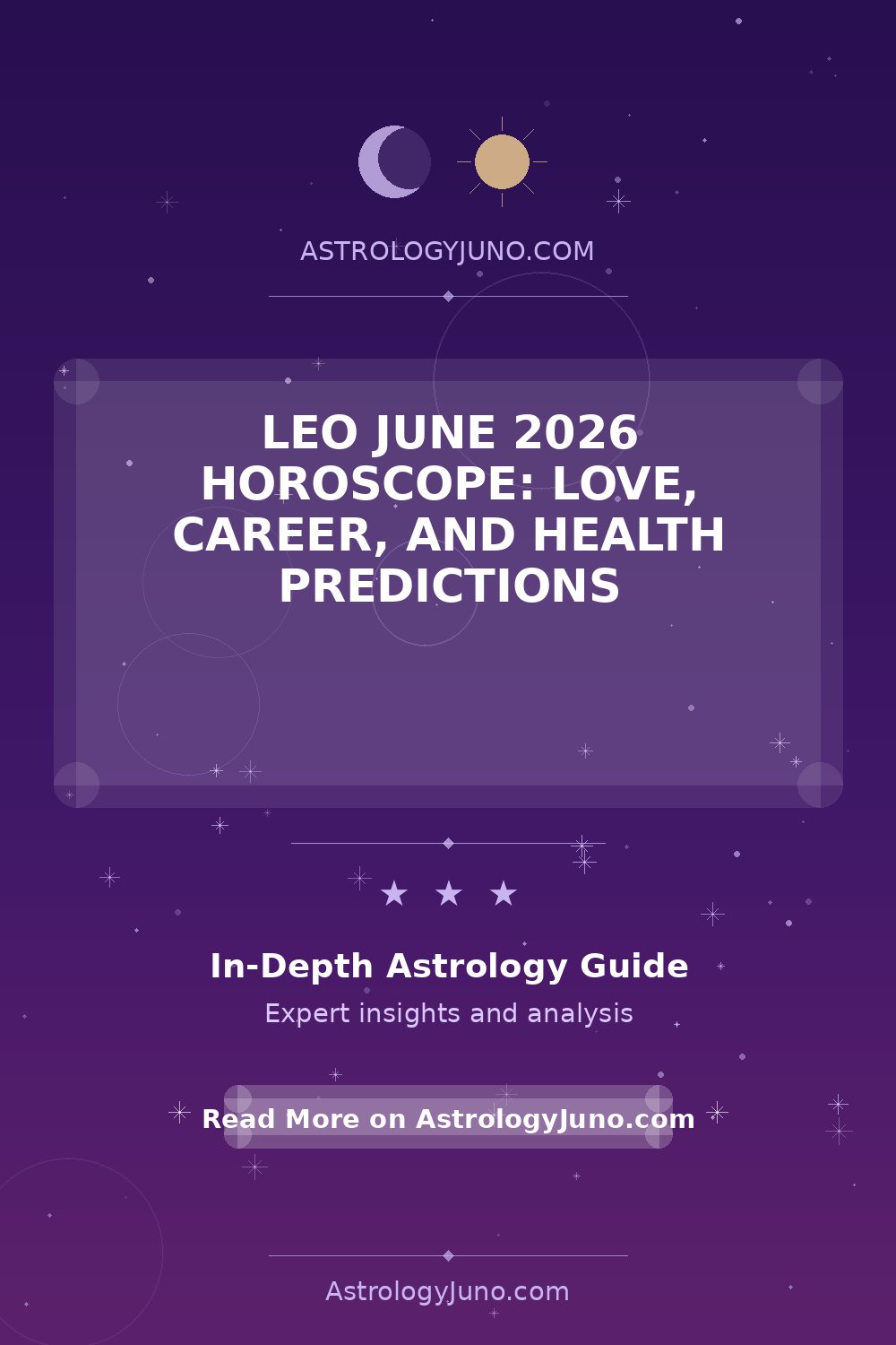Leo June 2026 Horoscope: Love, Career, and Health Predictions ...