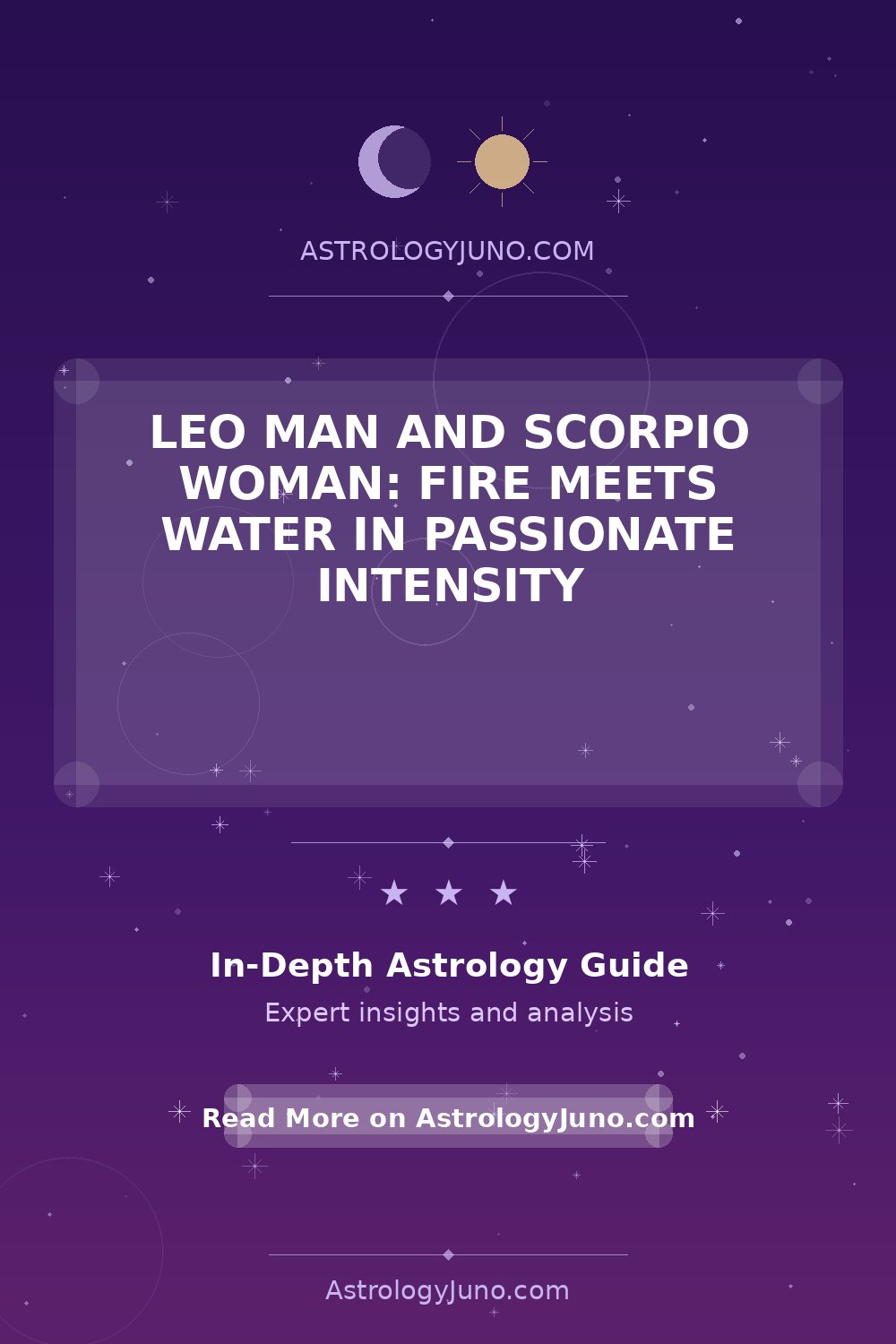 Leo Man and Scorpio Woman: Fire Meets Water in Passionate Intensity ...