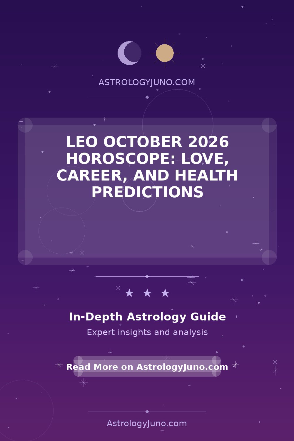 Leo October 2026 Horoscope: Love, Career, and Health Predictions ...
