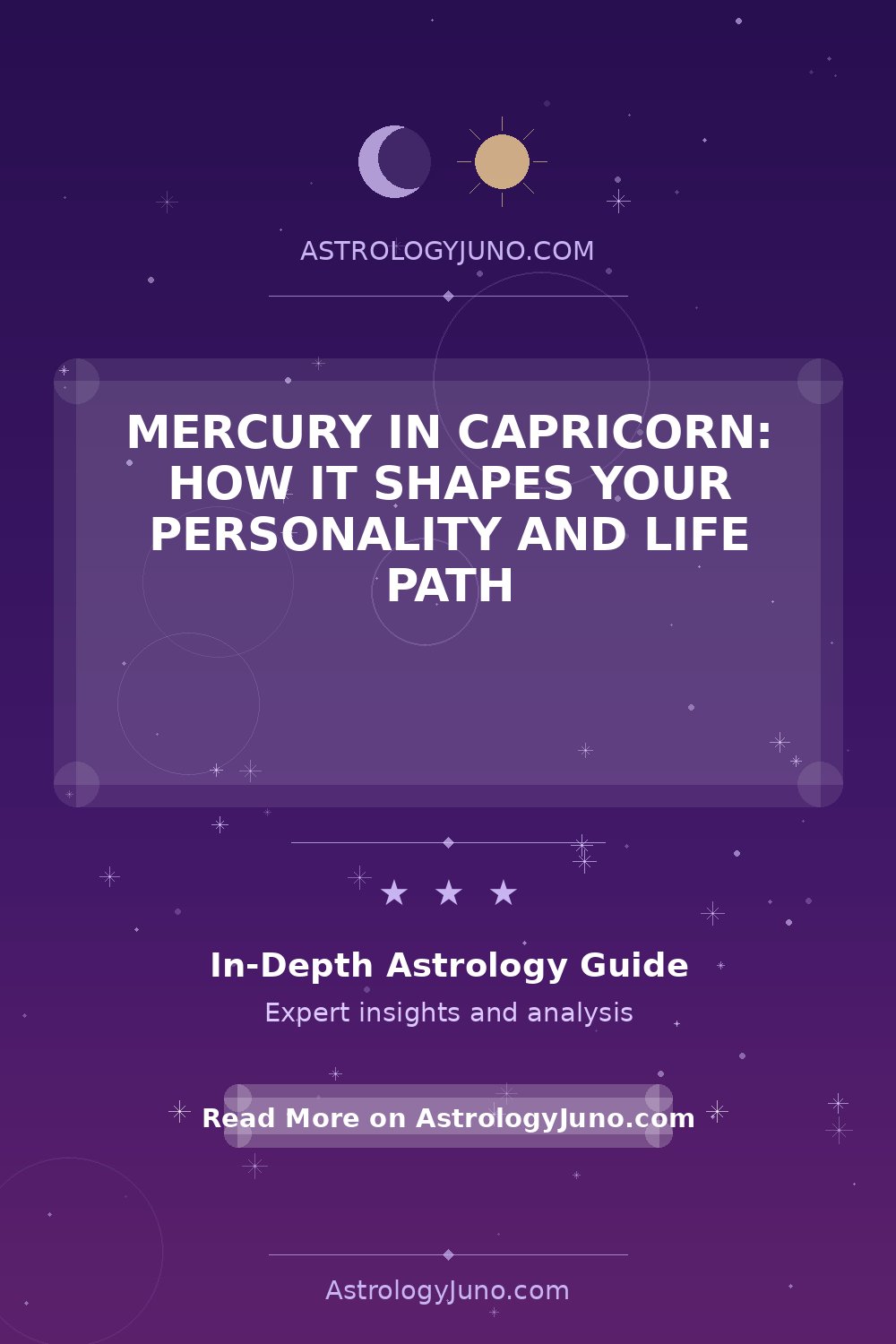 Mercury in Capricorn: How It Shapes Your Personality and Life Path ...