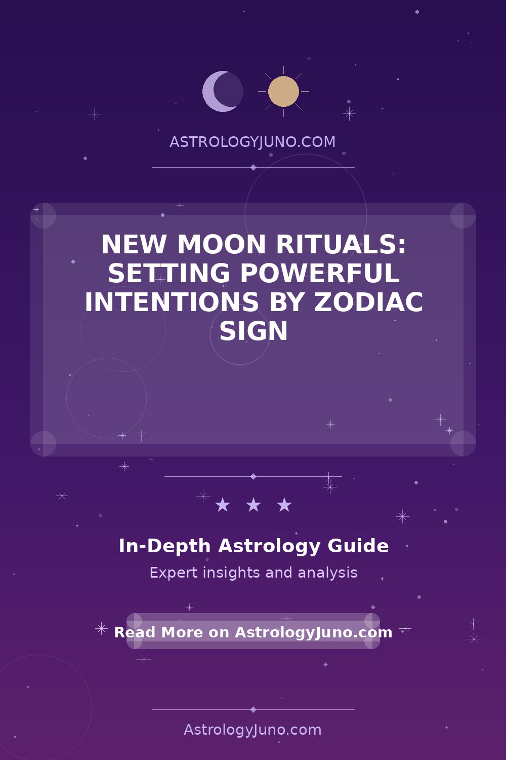 New Moon Rituals: Setting Powerful Intentions by Zodiac Sign ...