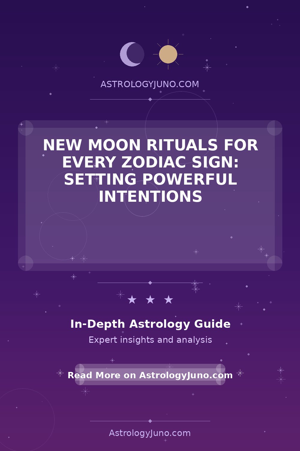 New Moon Rituals for Every Zodiac Sign: Setting Powerful Intentions ...