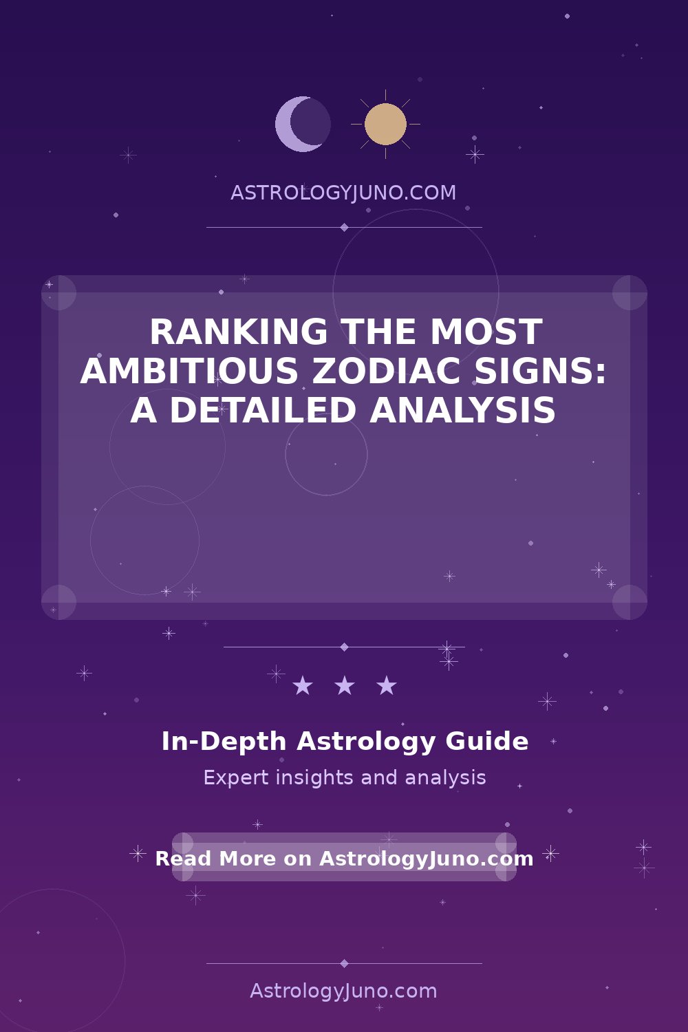 Most Ambitious Zodiac Signs Ranked: Insights & Analysis - Astrology Juno