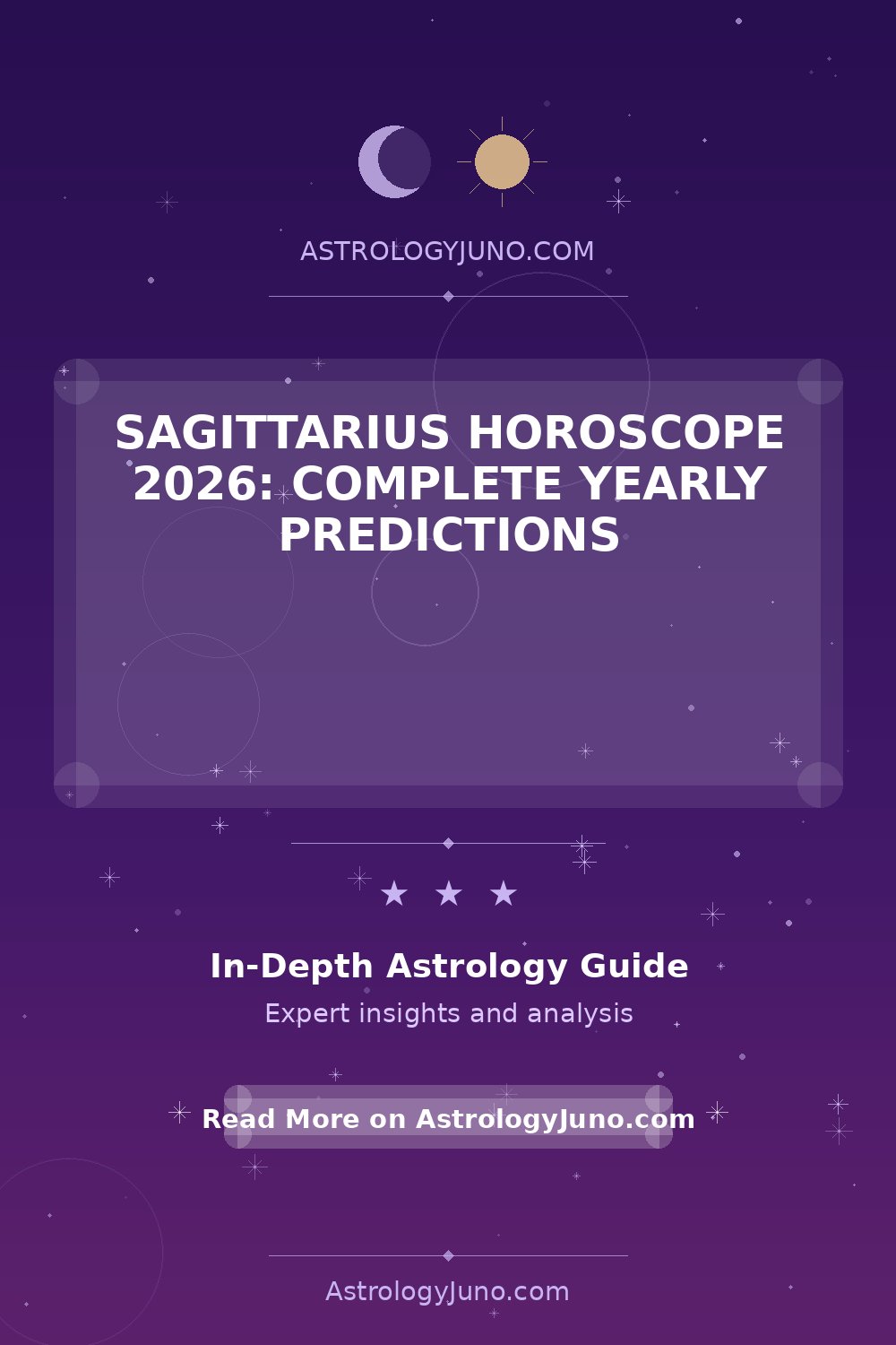Sagittarius 2026 Horoscope Predictions - Astrology Juno