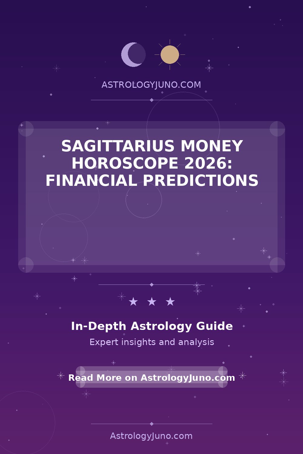 Sagittarius Money Horoscope 2026: Financial Predictions - Astrology Juno