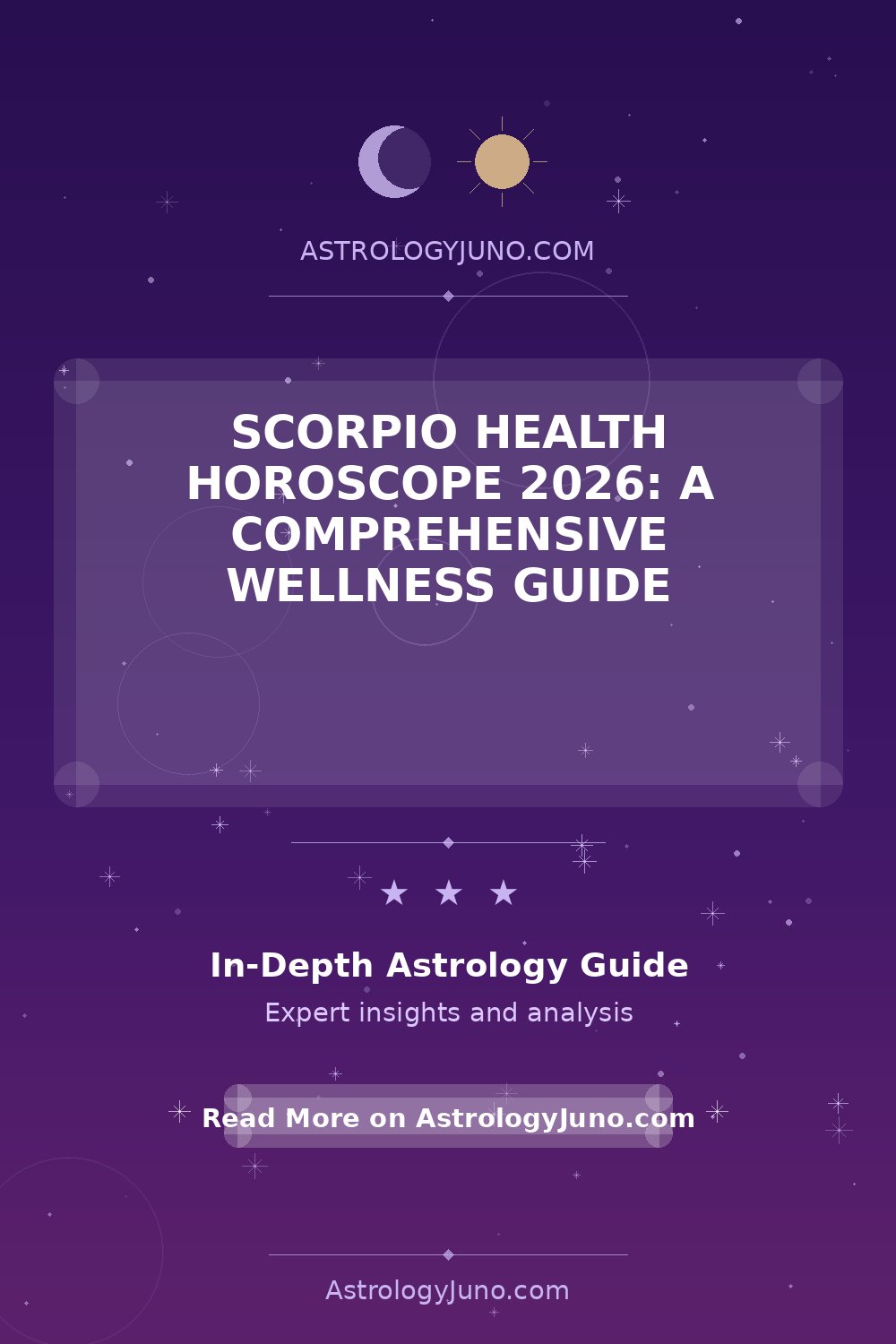 Scorpio Health Horoscope 2026: Wellness Insights - Astrology Juno