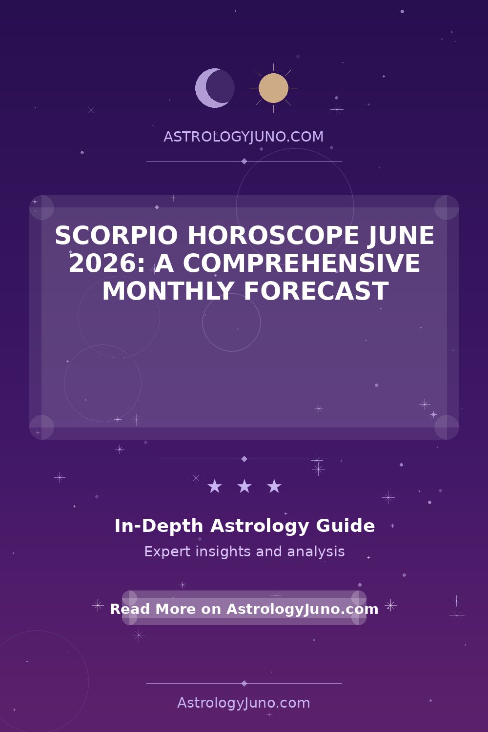 June 2026 Scorpio Horoscope | Monthly Insights - Astrology Juno