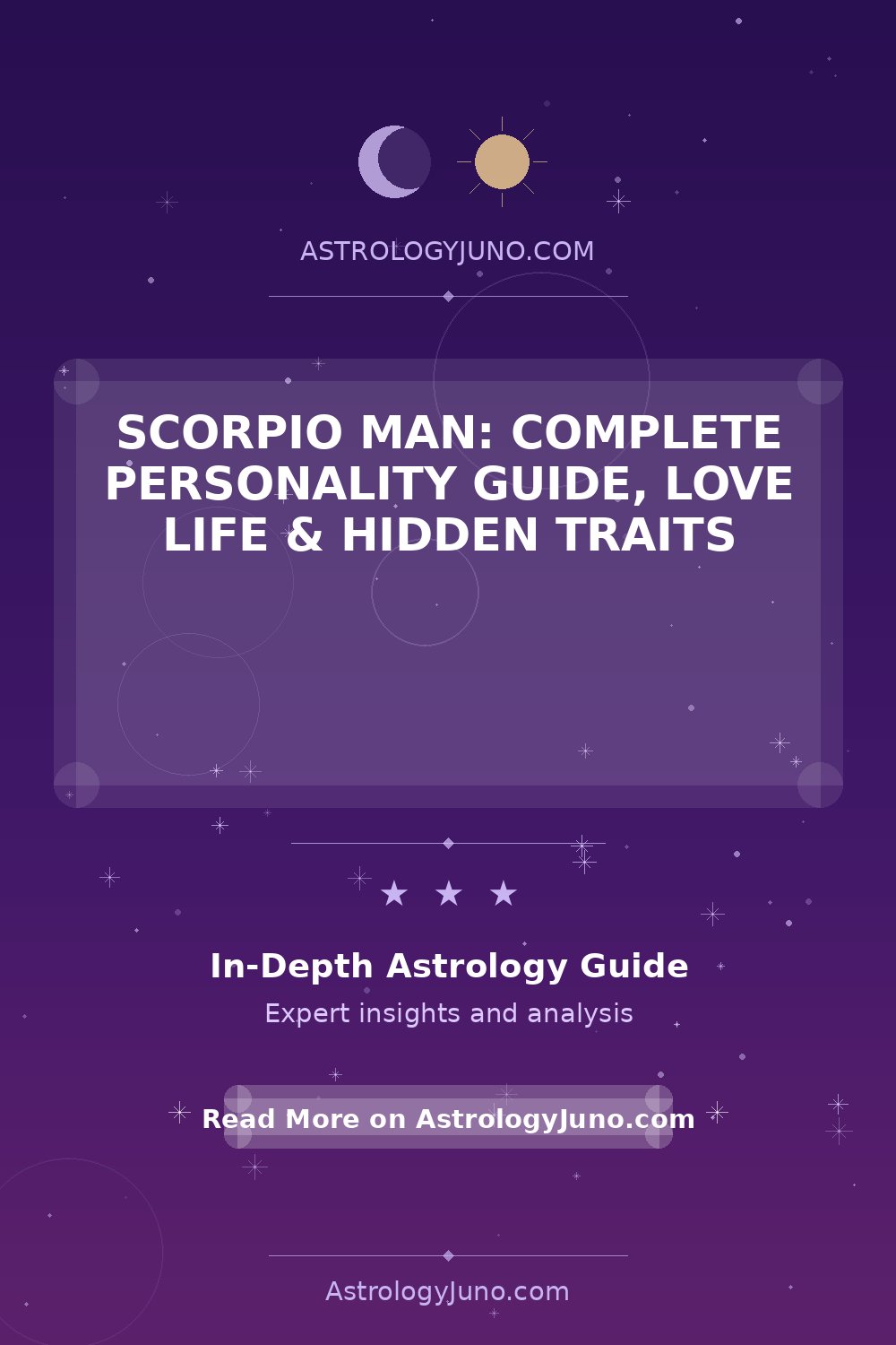 Scorpio Man: Complete Personality Guide, Love Life & Hidden Traits ...