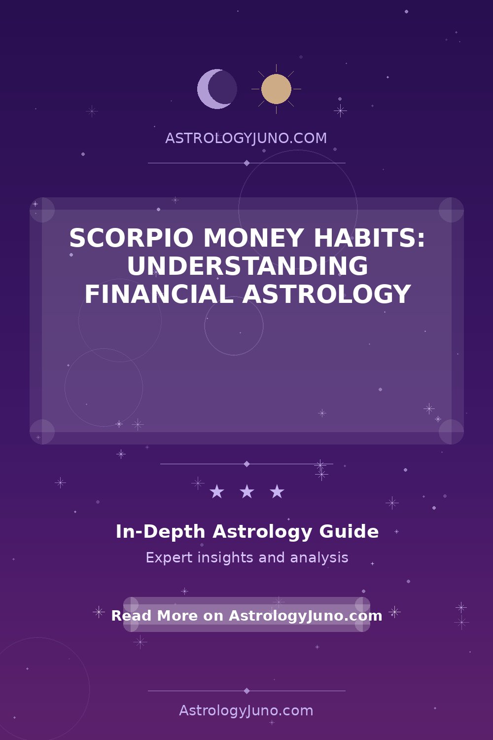 Scorpio Money Habits & Financial Insights - Astrology Juno