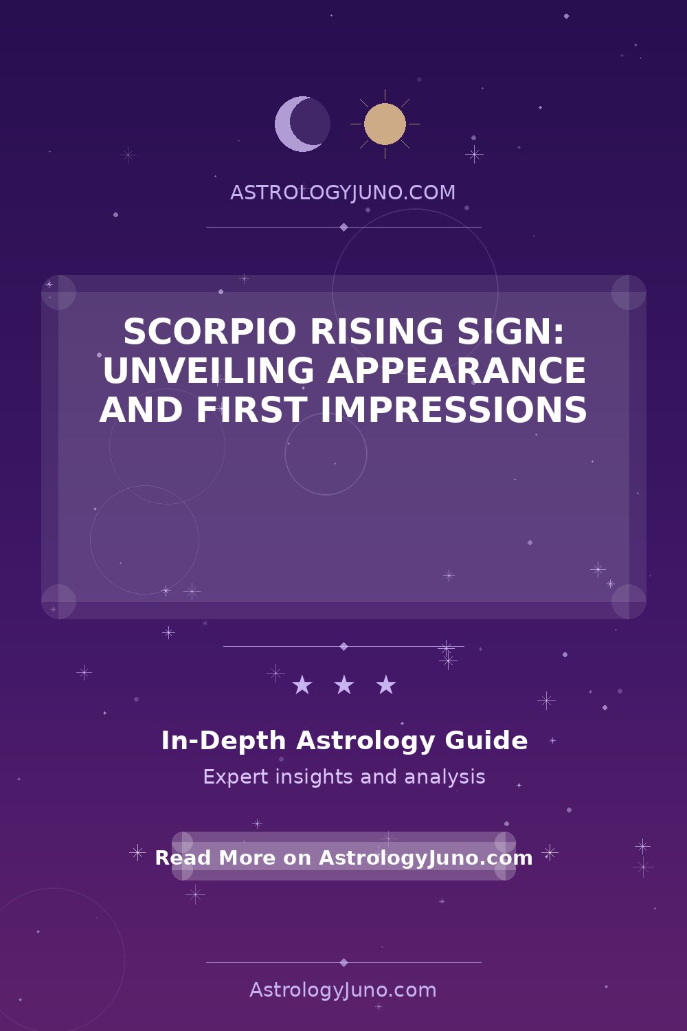 Scorpio Rising: Appearance and First Impressions Explained - Astrology Juno