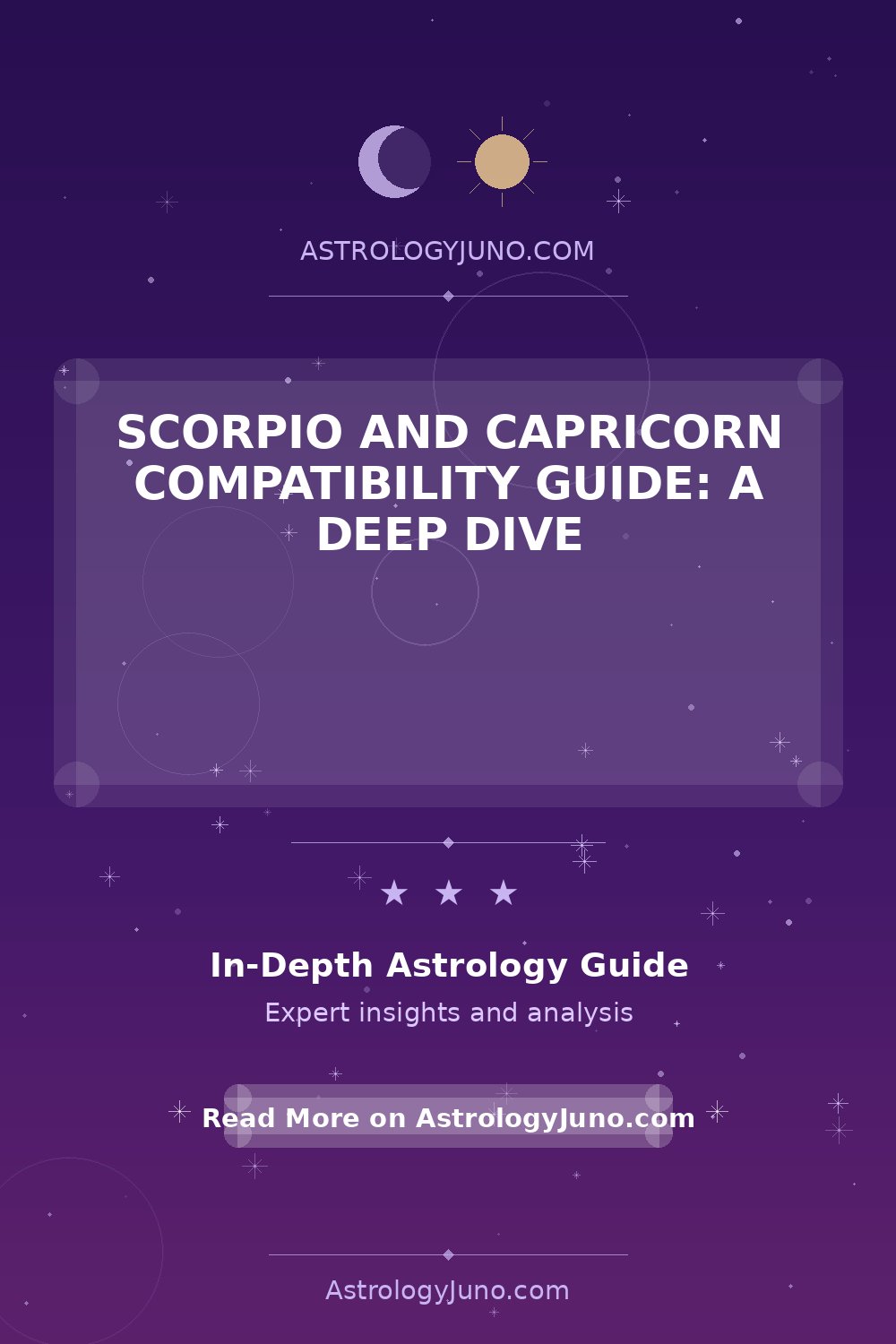 Scorpio and Capricorn Compatibility Insights - Astrology Juno