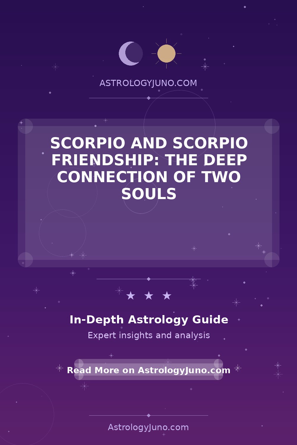 Scorpio and Scorpio Friendship: The Deep Connection of Two Souls ...