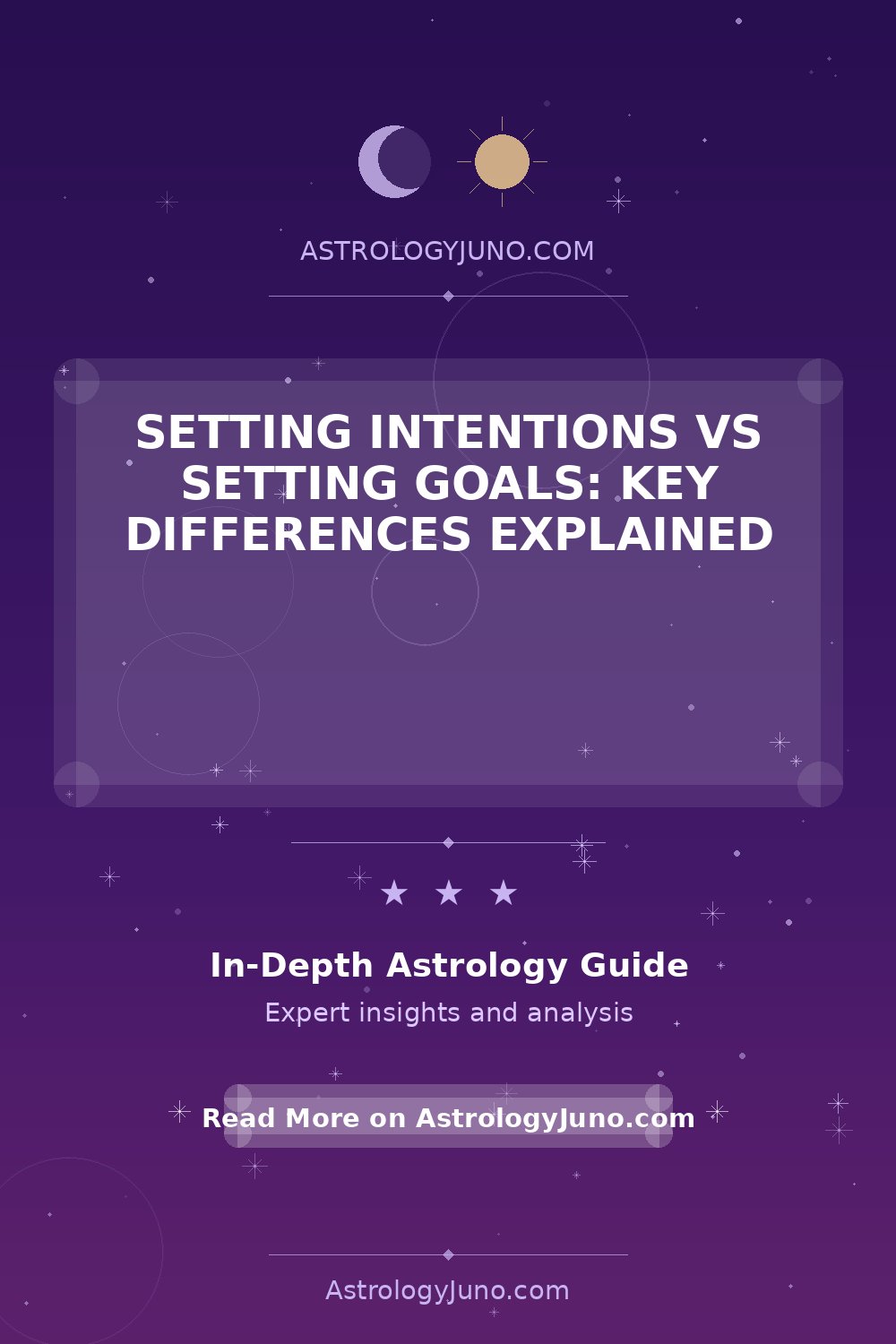 Intentions vs Goals: Understanding the Differences - Astrology Juno