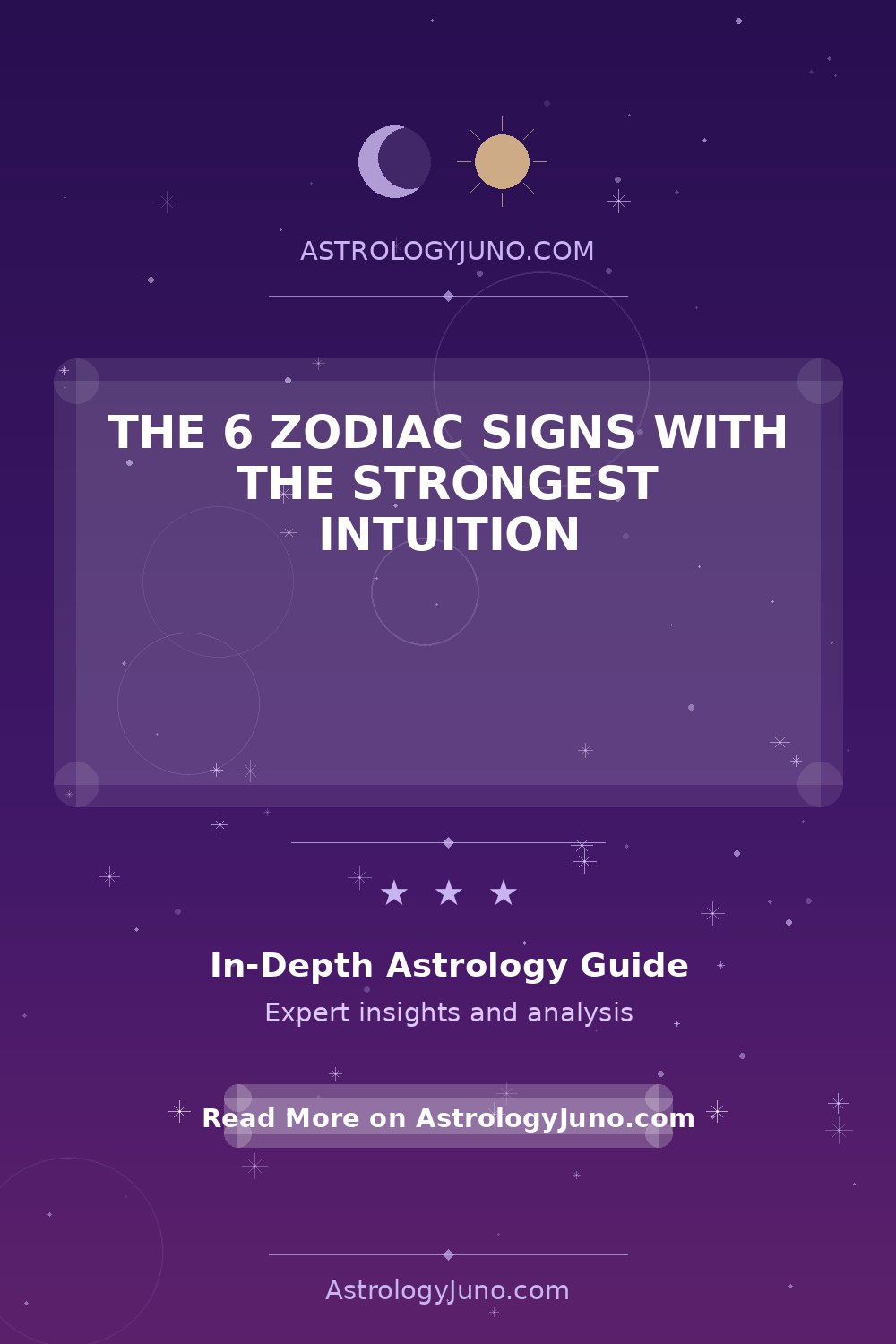 The 6 Zodiac Signs With the Strongest Intuition - Astrology Juno