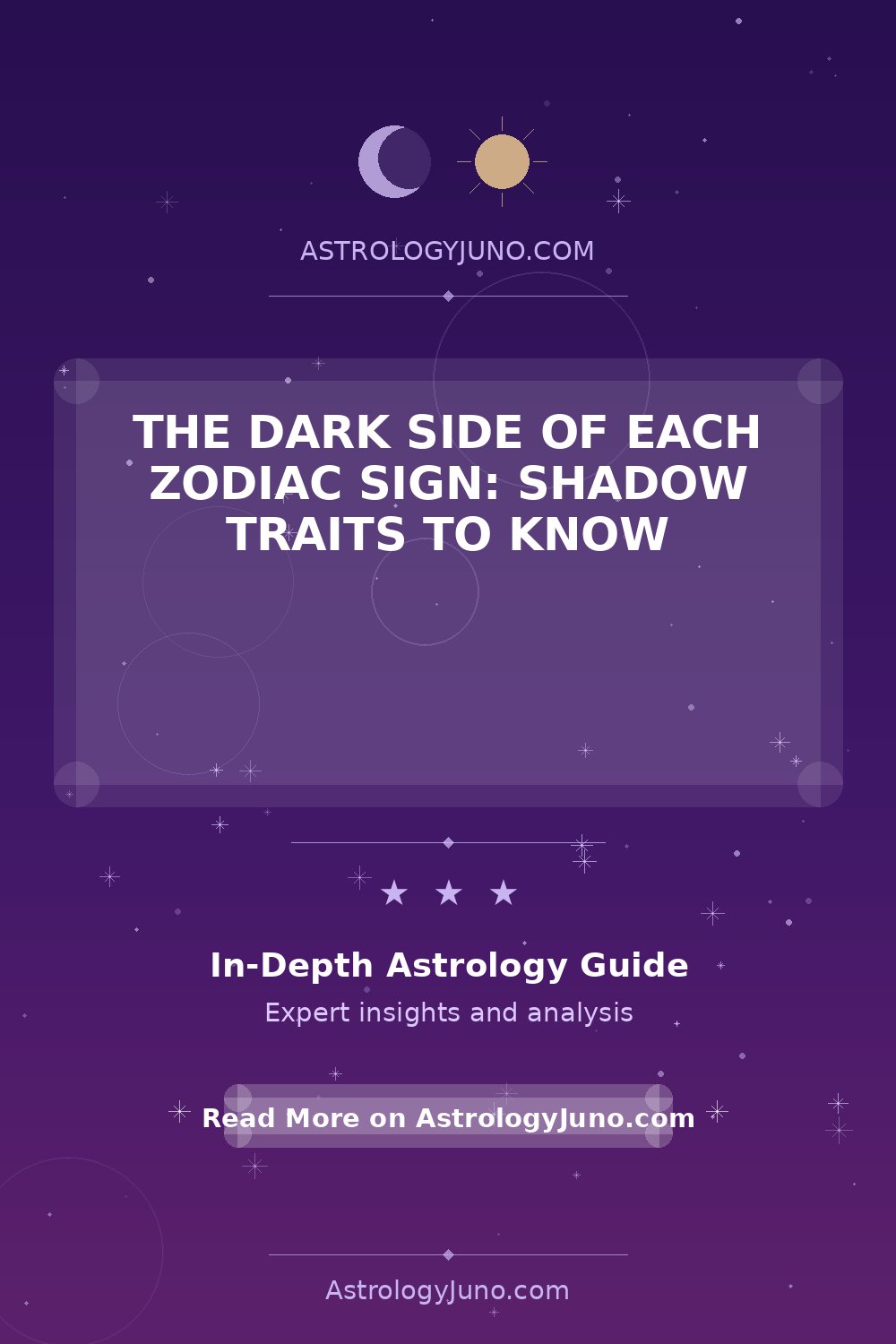 Dark Traits of Zodiac Signs: Uncovering Their Shadows - Astrology Juno