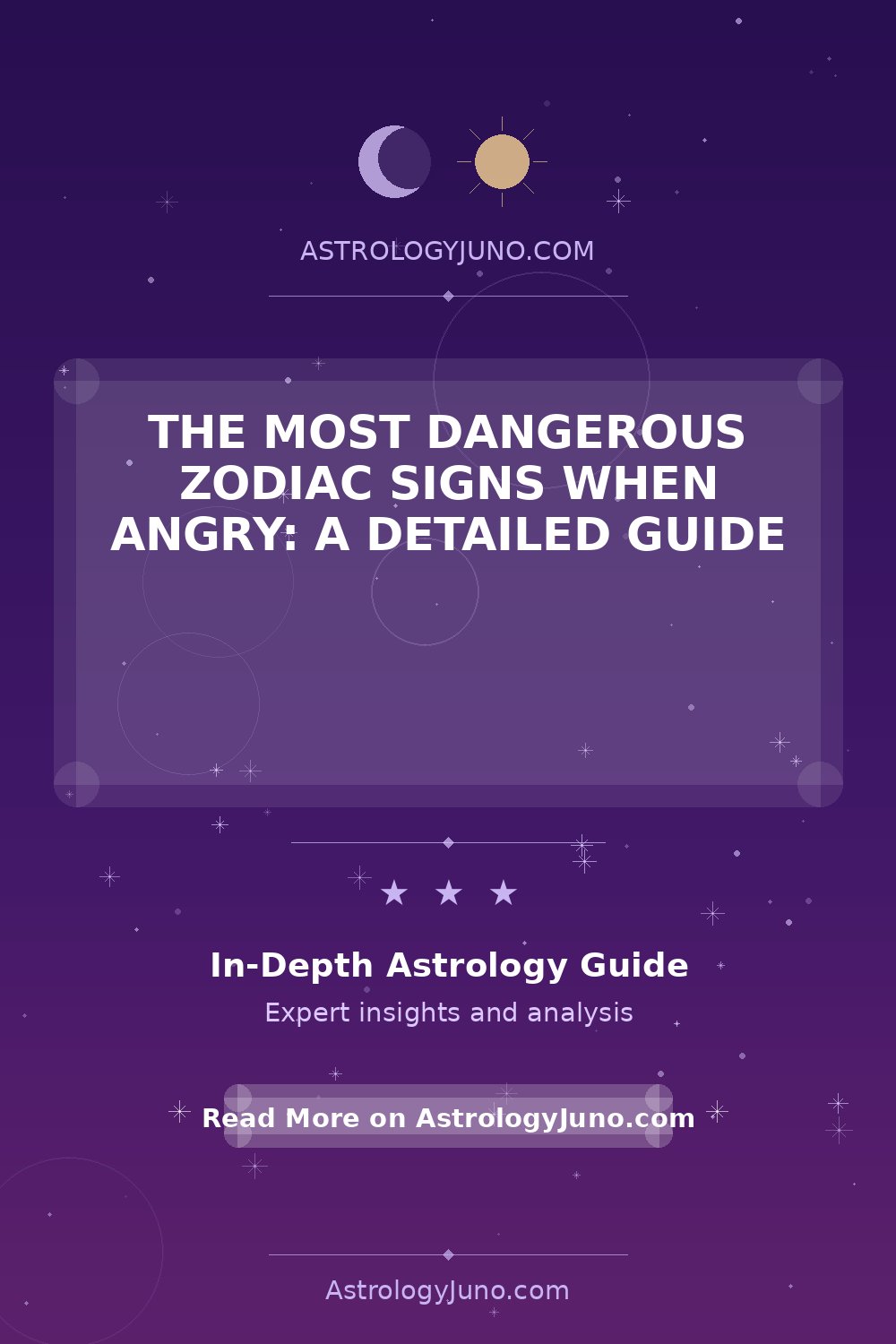 Most Dangerous Zodiac Signs When Angry - Astrology Juno