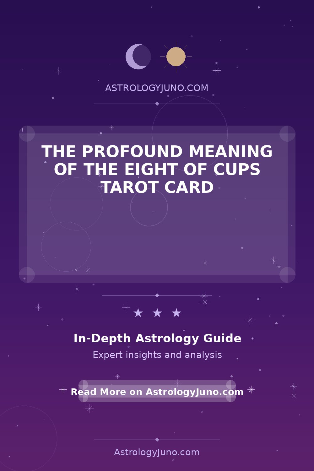 Eight of Cups Tarot Card Meaning Explained - Astrology Juno